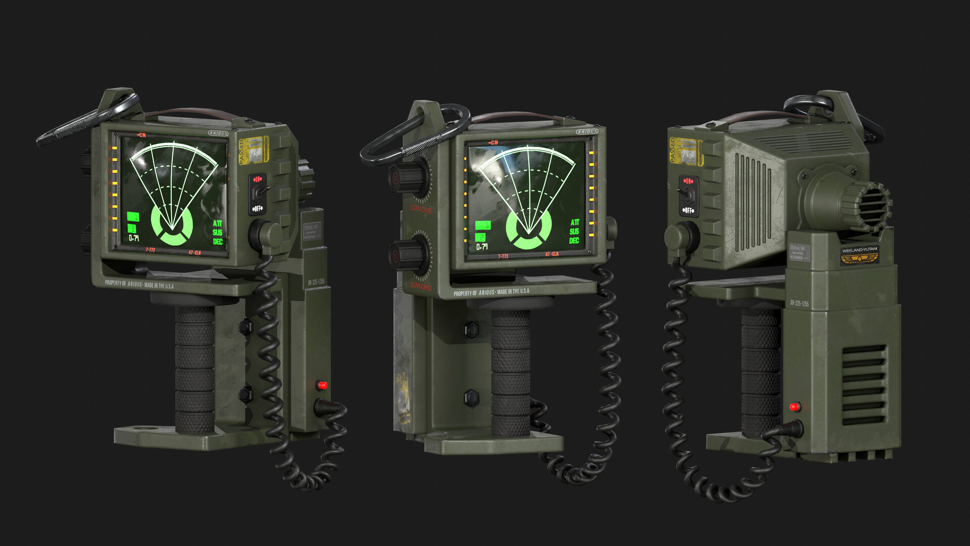 Tallin Hogan - Alien Isolation motion tracker