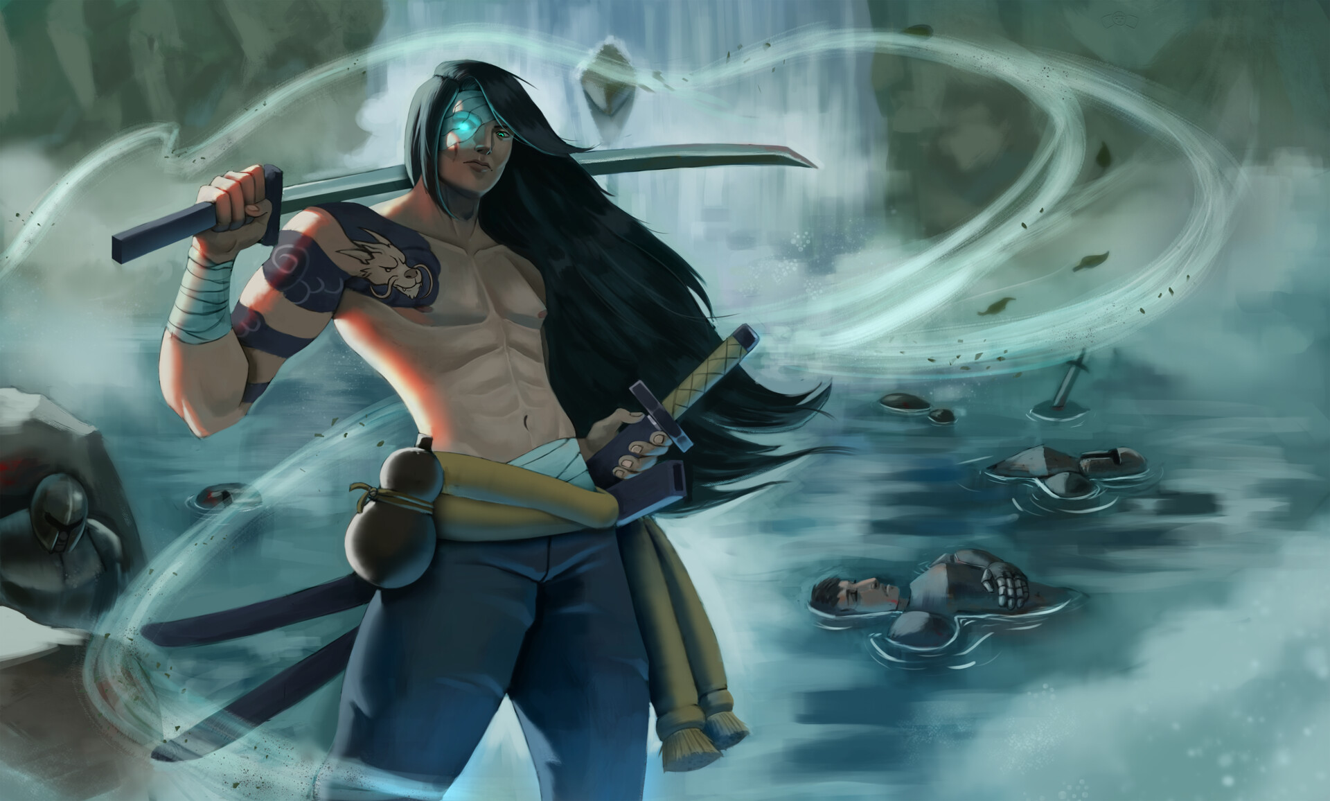 ArtStation - Wind Samurai