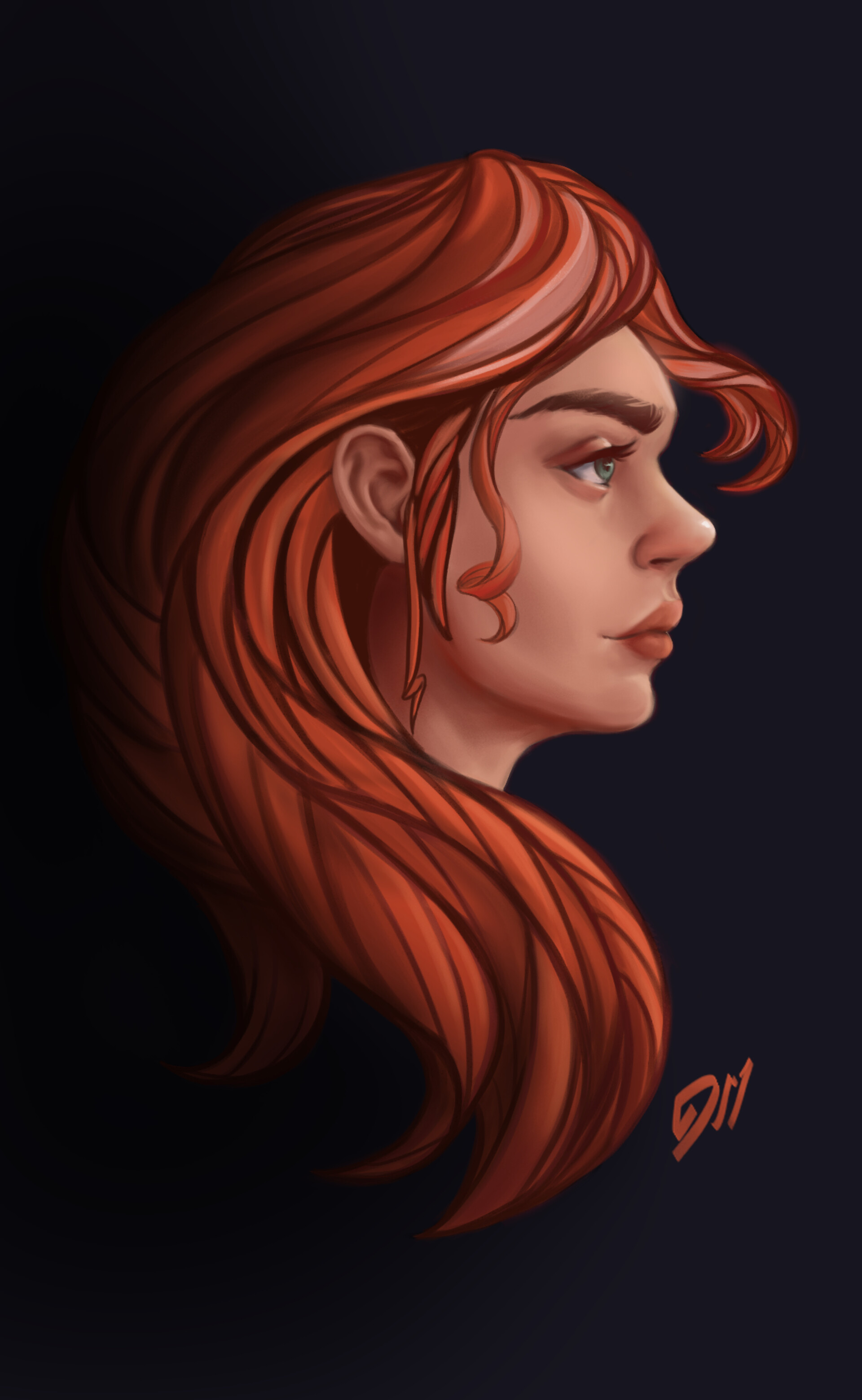 ArtStation - Redhead Character