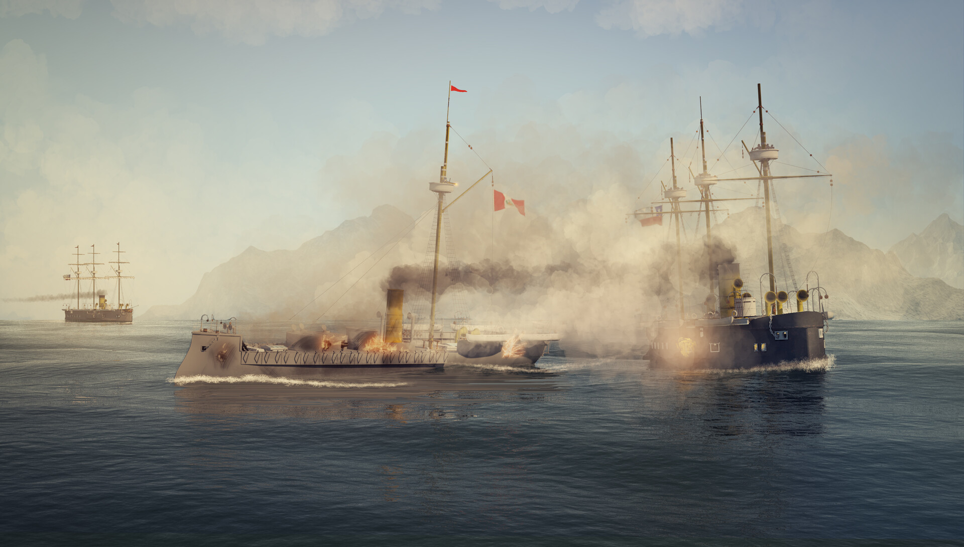 ArtStation - Battle of Punta de Angamos