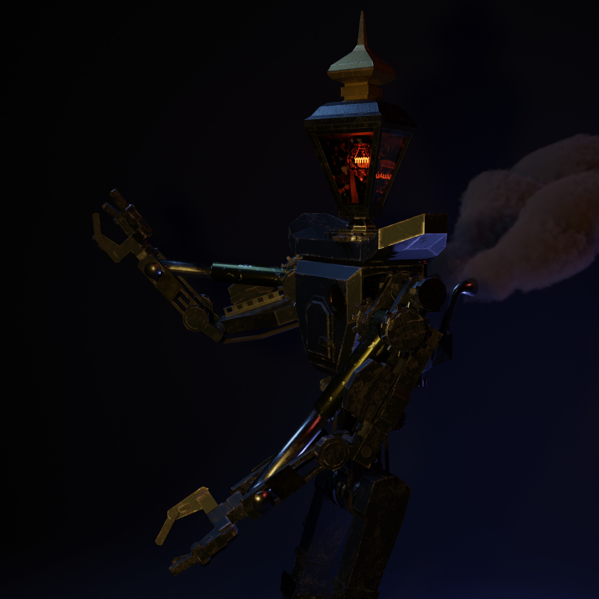ArtStation - Street Lamp Robot