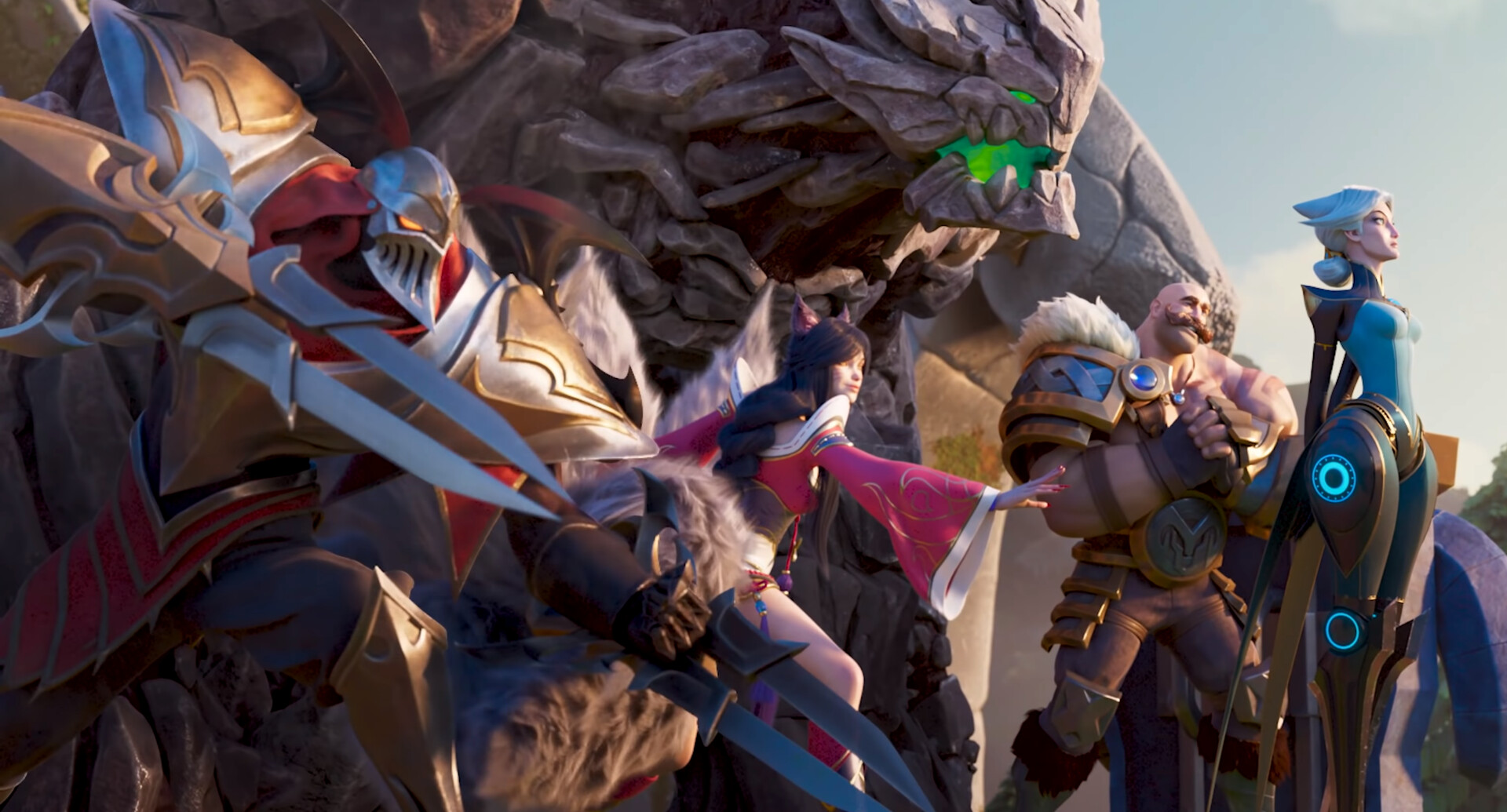 Daniel Kho - League of Legends: Wild Rift - Ahri Hair Groom