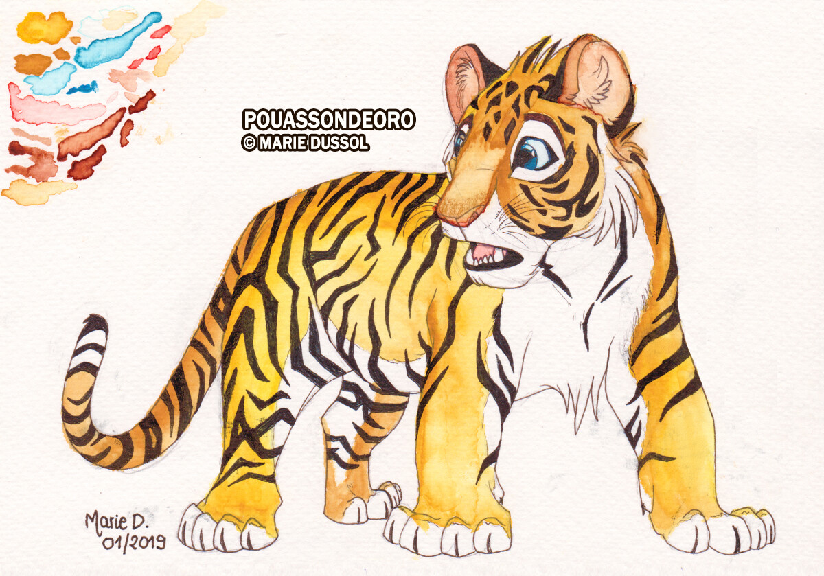 ArtStation - Cub tiger