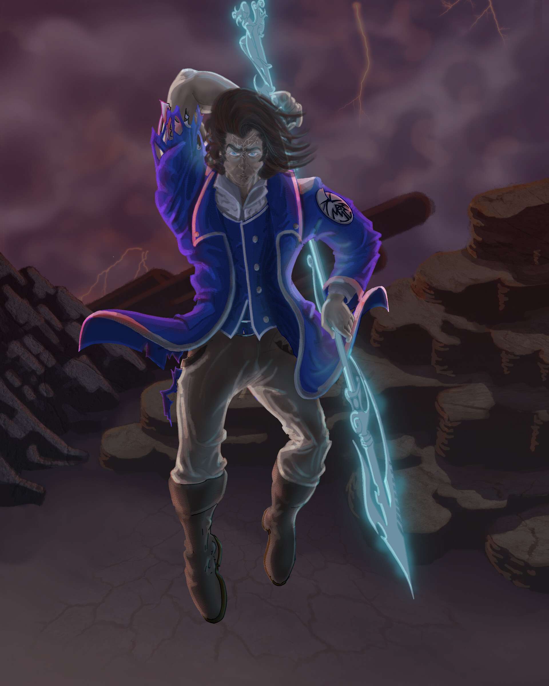 ArtStation - Kaladin 'Stormblessed' and Sylspear - 2021