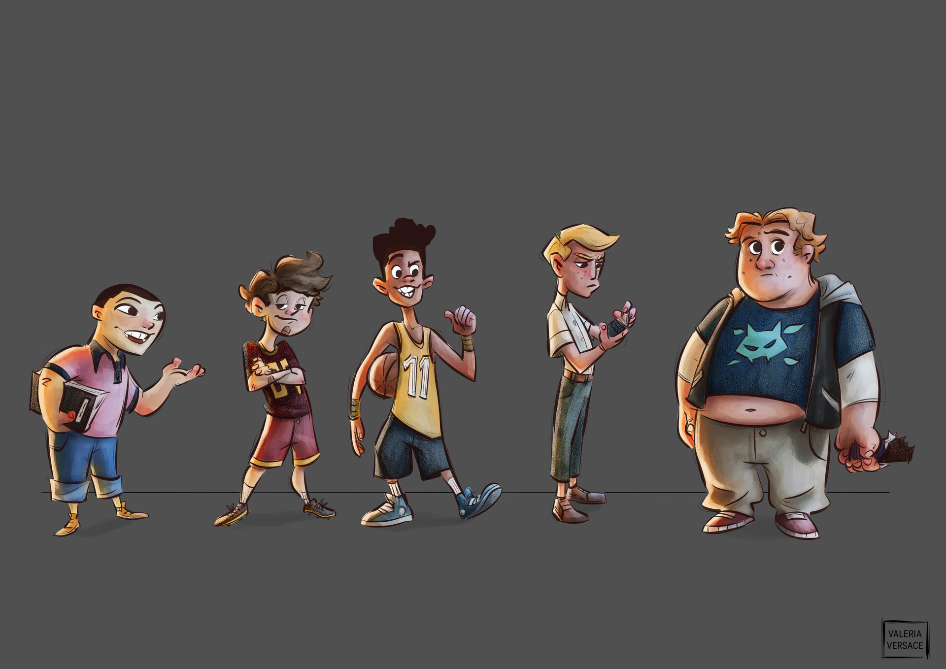 ArtStation - School friends