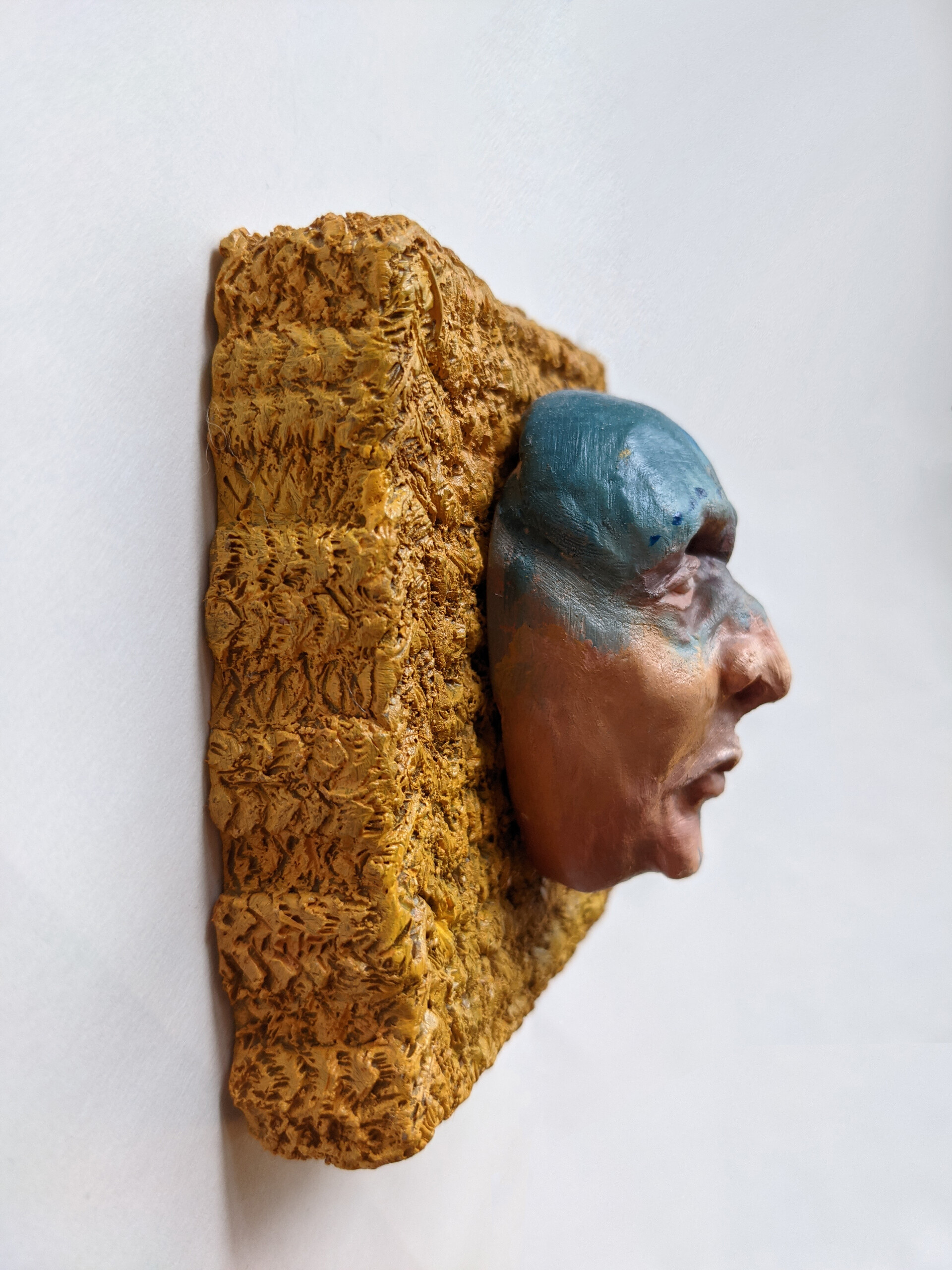 Madison Haws - White Eyes on Yellow Wool