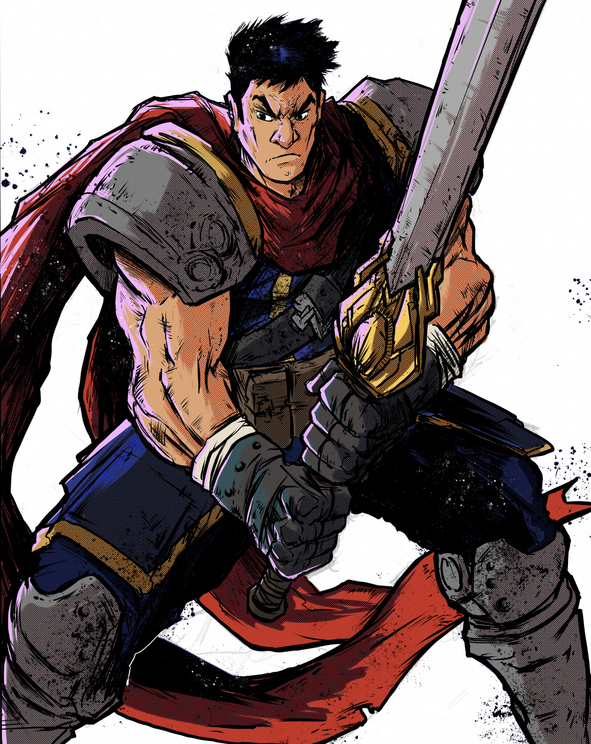 ArtStation - Garrison from Battle Chasers