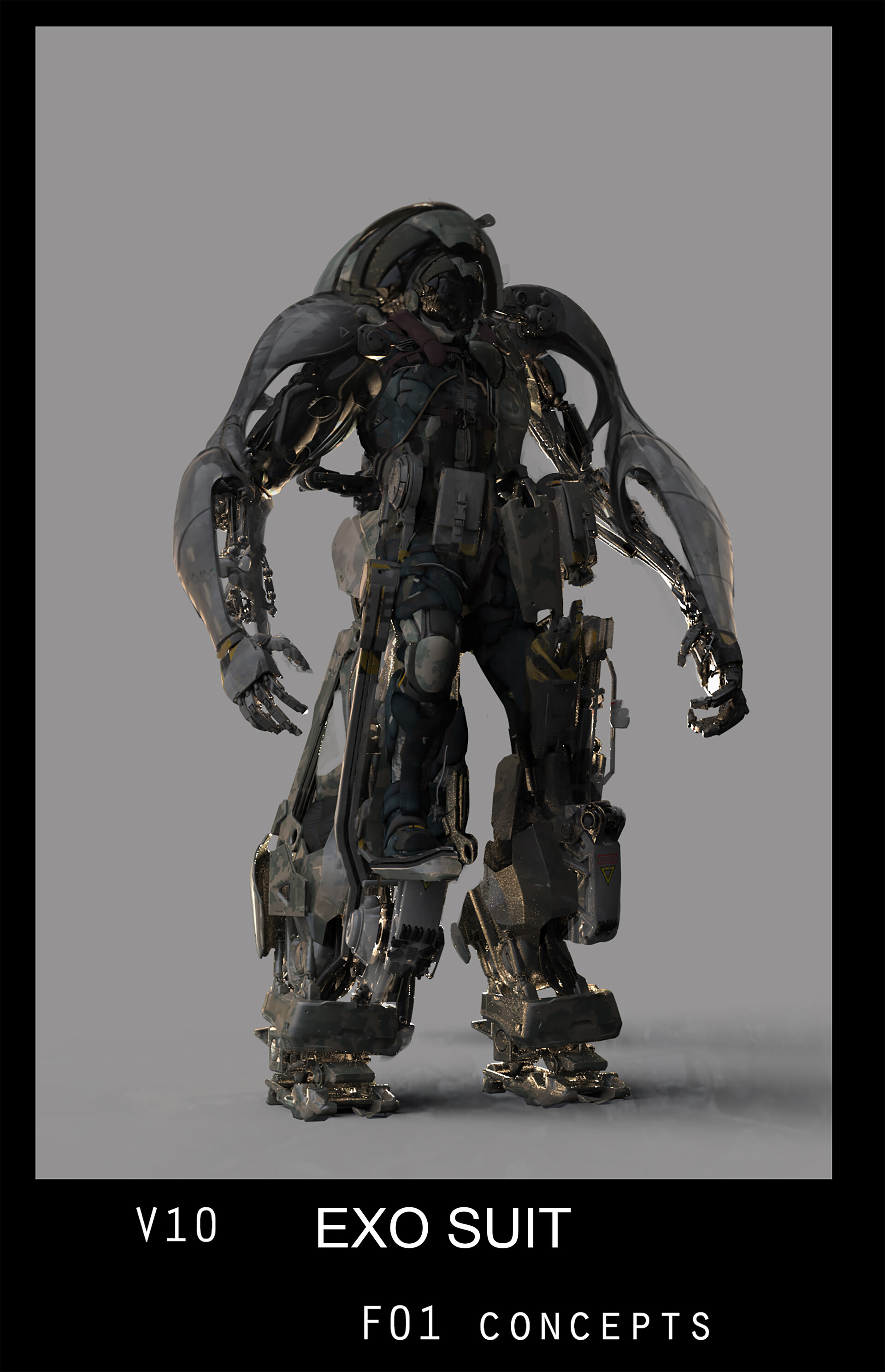 ArtStation - LIGHT ARMOR EXO SUITS1