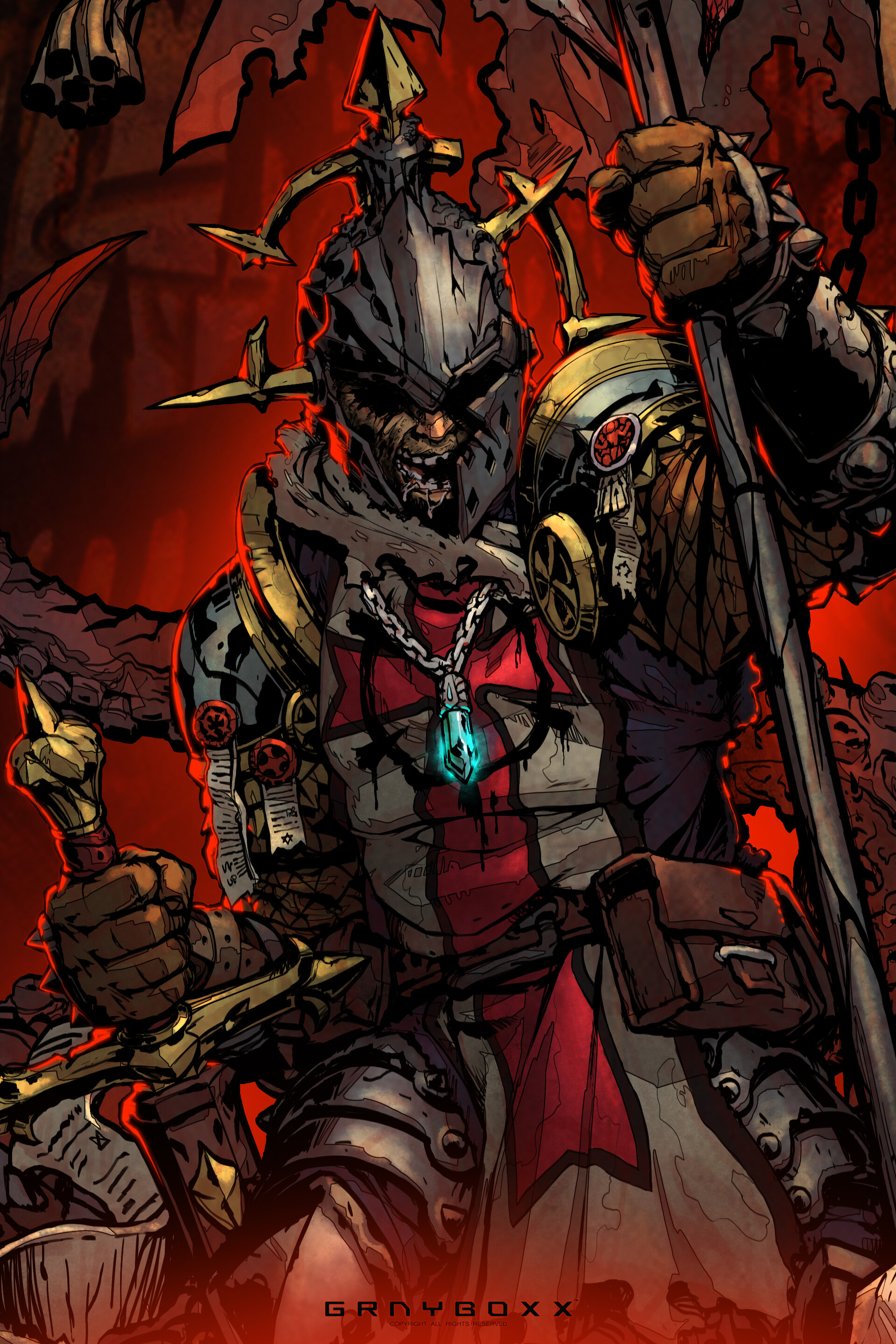 GRAYBOXX ESSENNOIR - DARKEST DUNGEON - Fallen Crusader