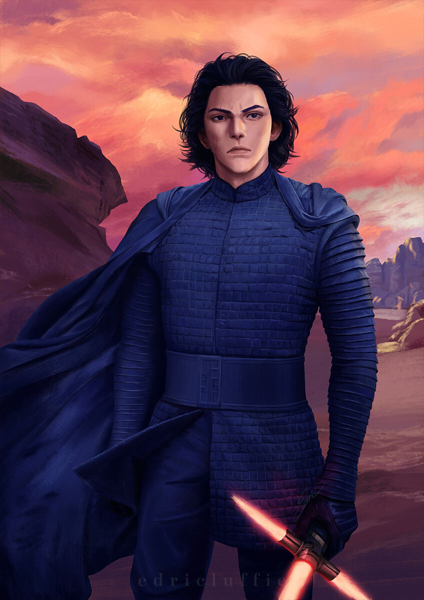 ArtStation - Kylo Ren sunset