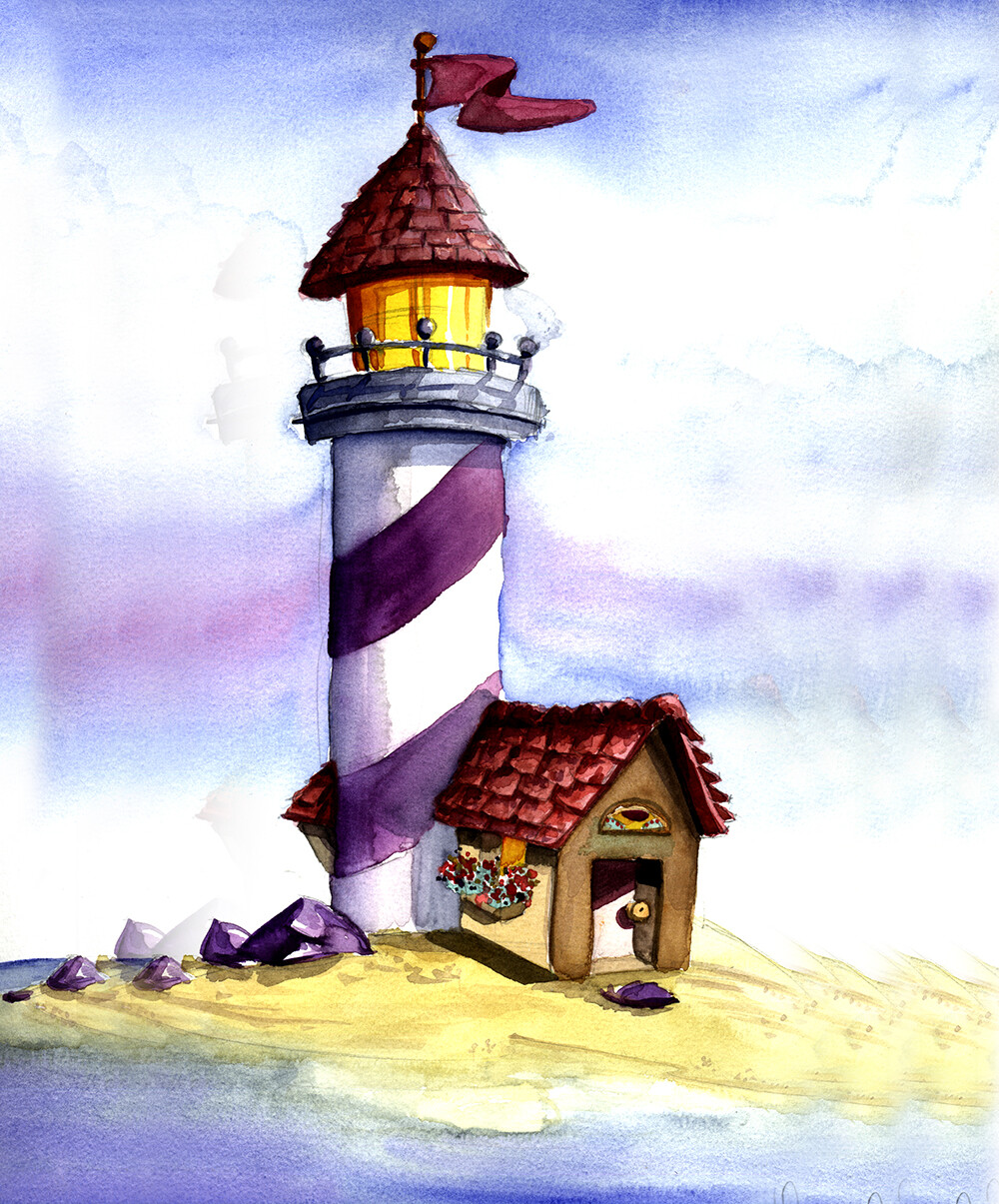 ArtStation - Cape Cod Lighthouse