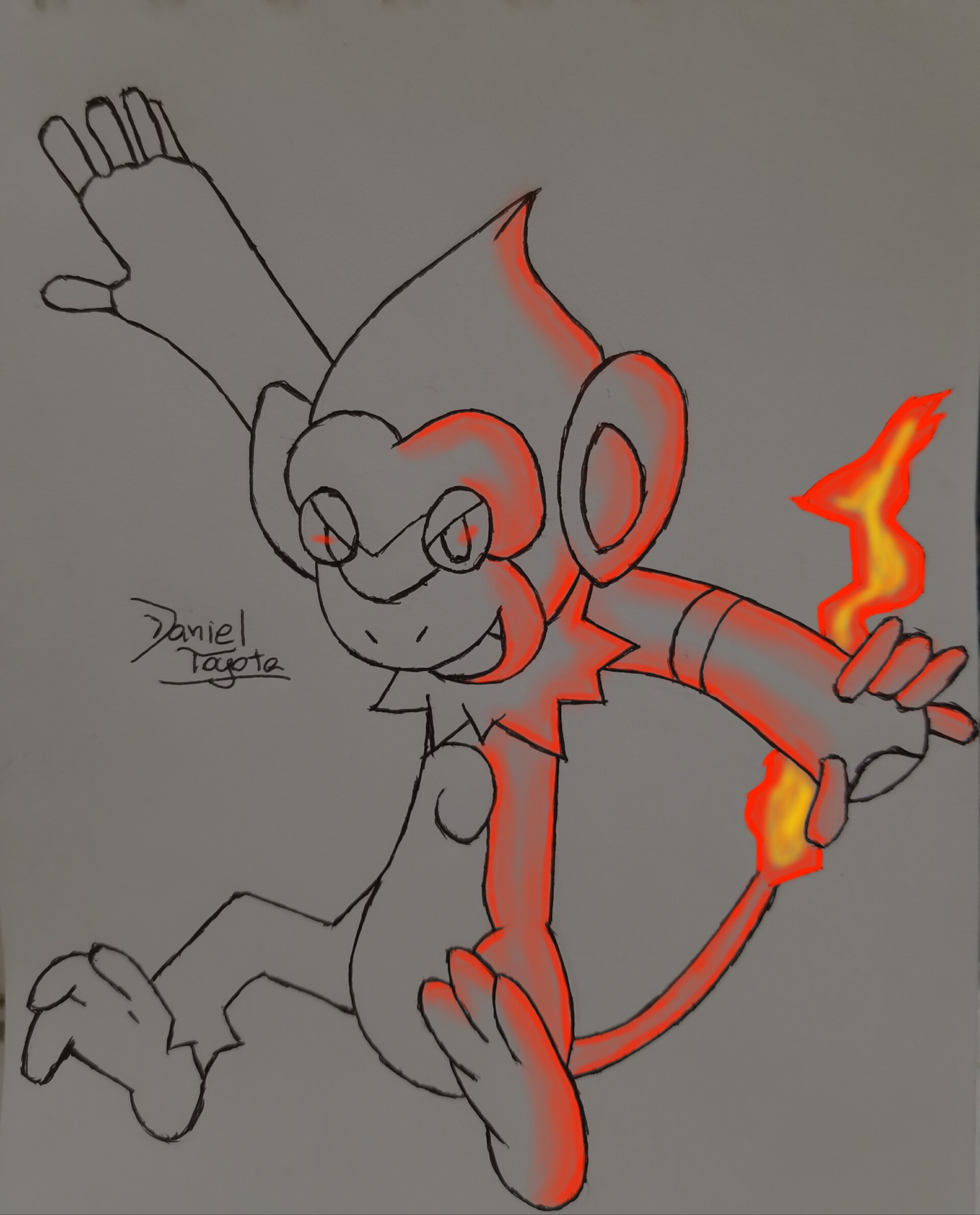 ArtStation - Monferno - Pokémon