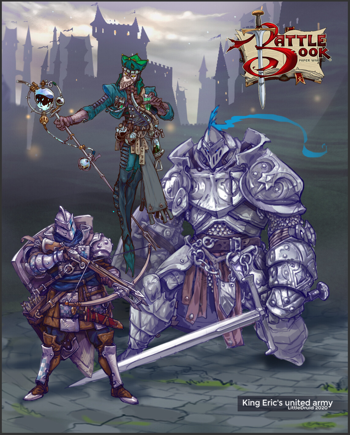 ArtStation - Game characters Battle Book (Paper War)