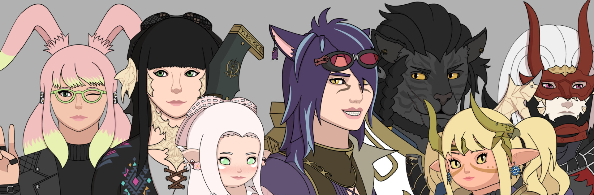 Micky - Character Bust Studies (FF XIV Group)