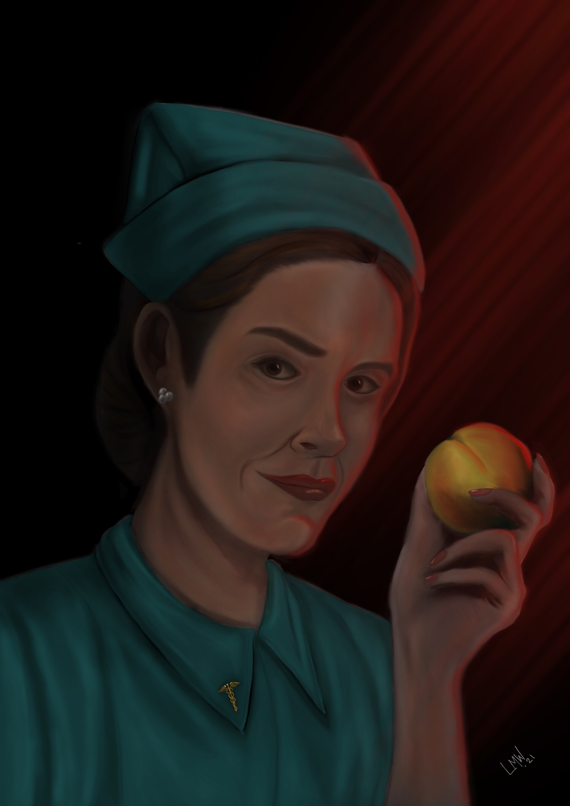 ArtStation - Nurse Ratched Portrait