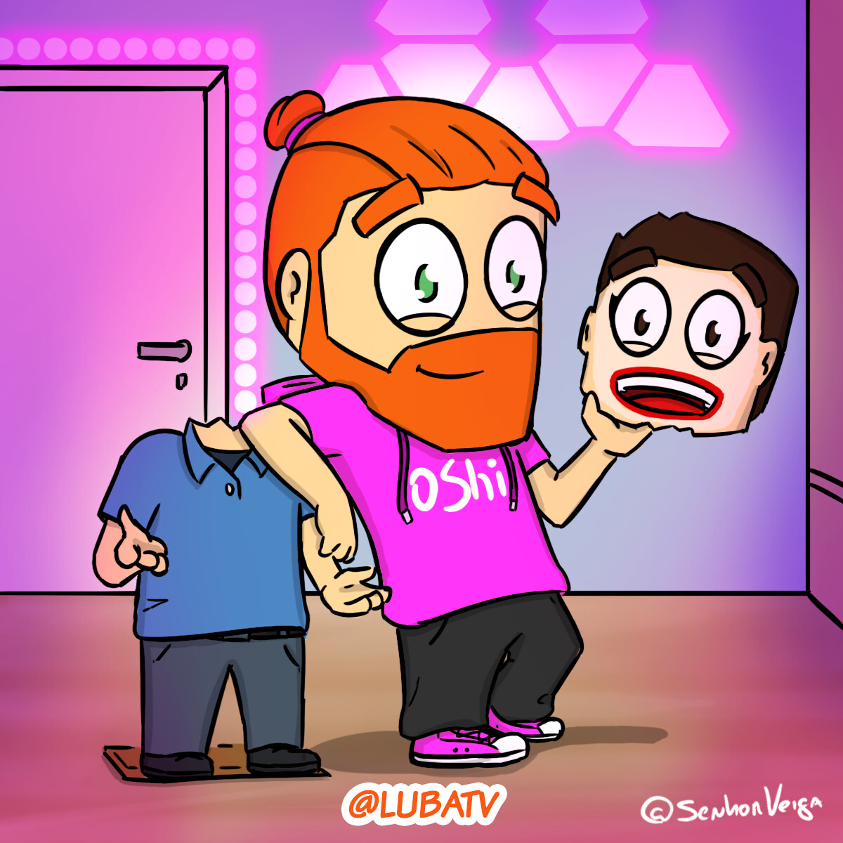 ArtStation - Fan art of Luba TV, 2020