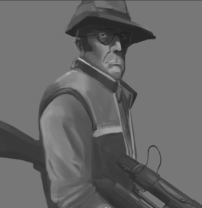 ArtStation - Sniper from TF2