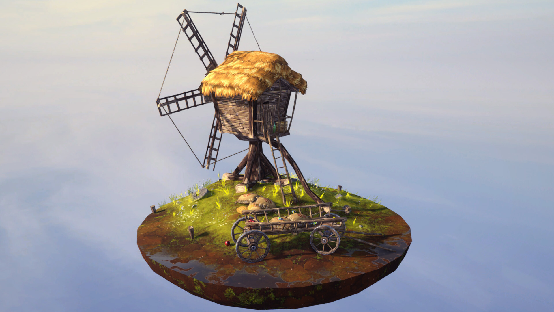ArtStation - Stylized Windmill