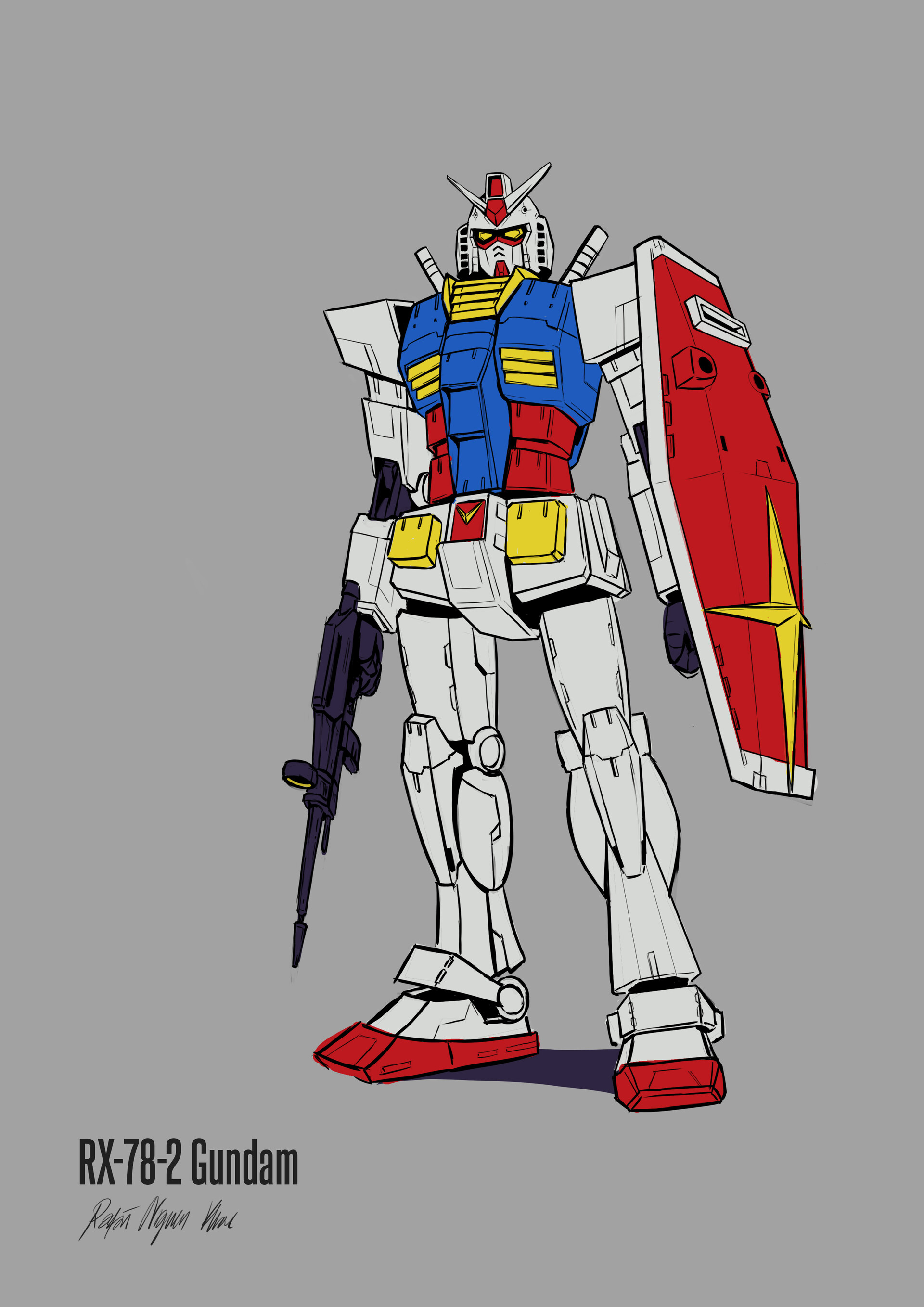 ArtStation - Gundam RX 78-2-0
