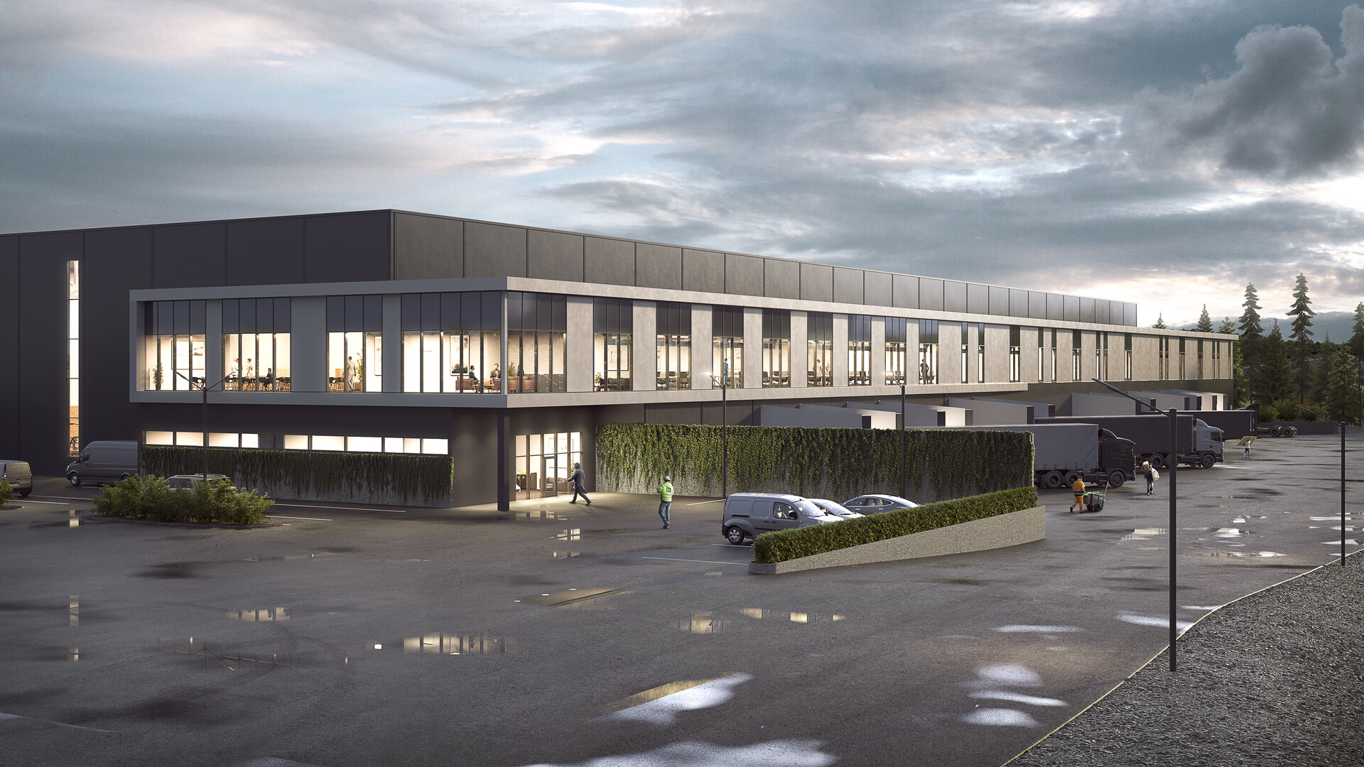 ArtStation - Logistics Building