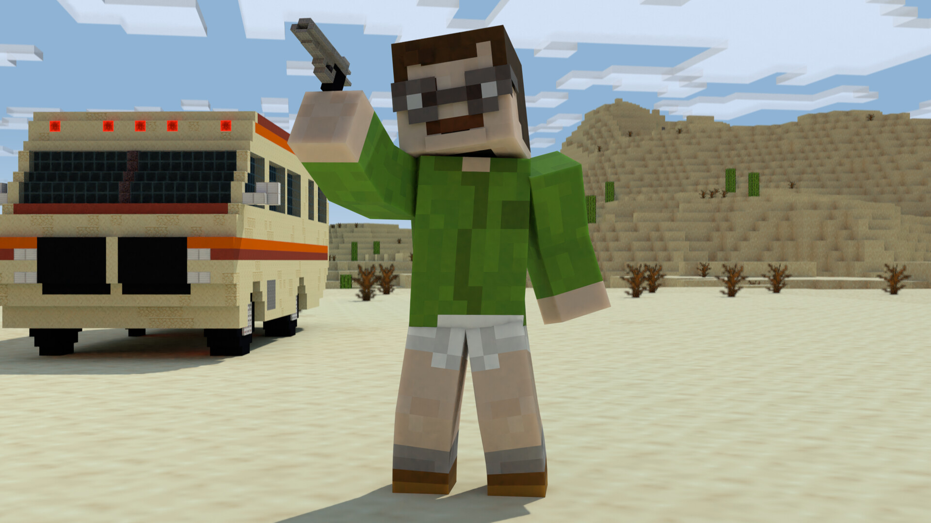 ArtStation - Breaking Bad on Minecraft?