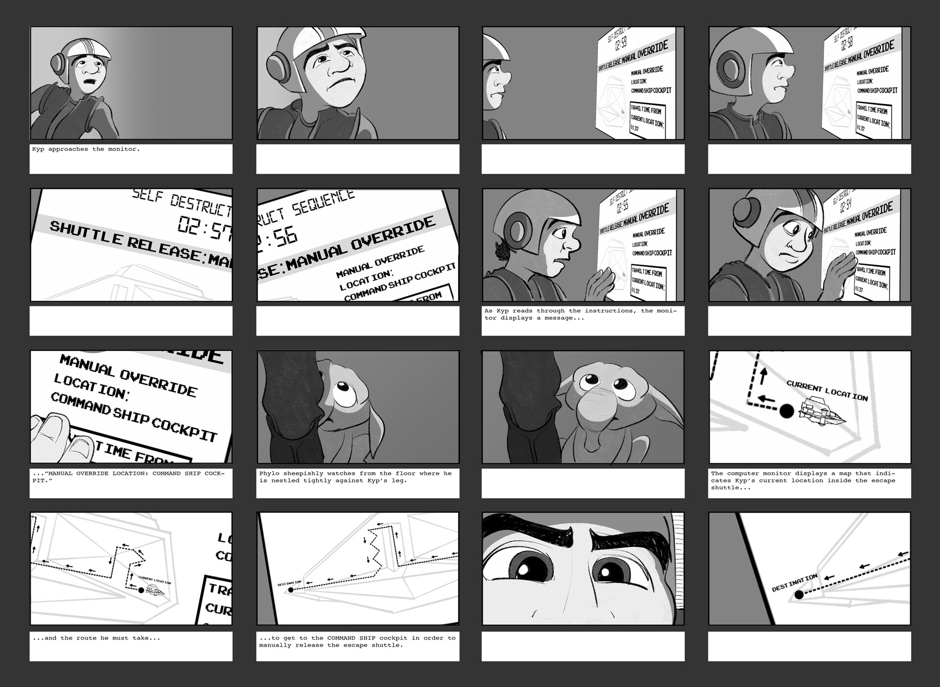 Jeremy Casper - Stargazer - Storyboard Sequence