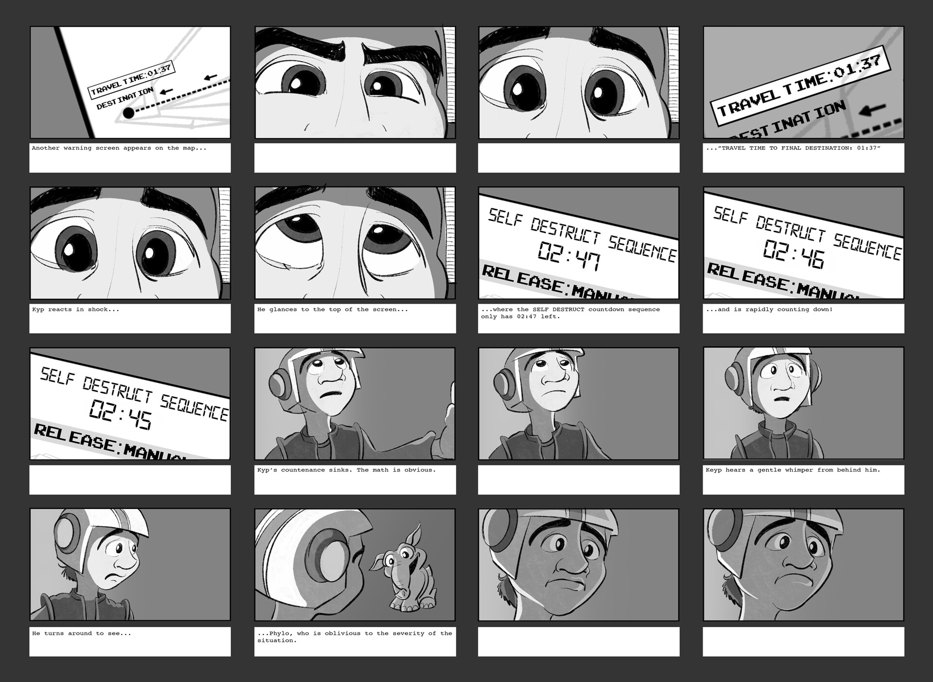 Jeremy Casper - Stargazer - Storyboard Sequence