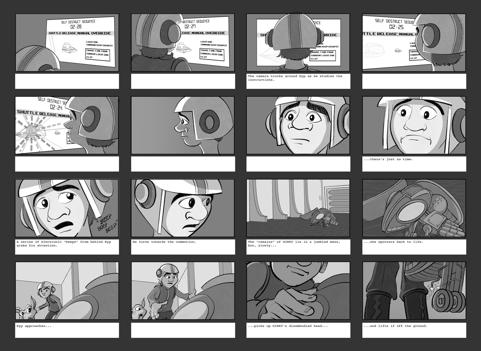 Jeremy Casper - Stargazer - Storyboard Sequence