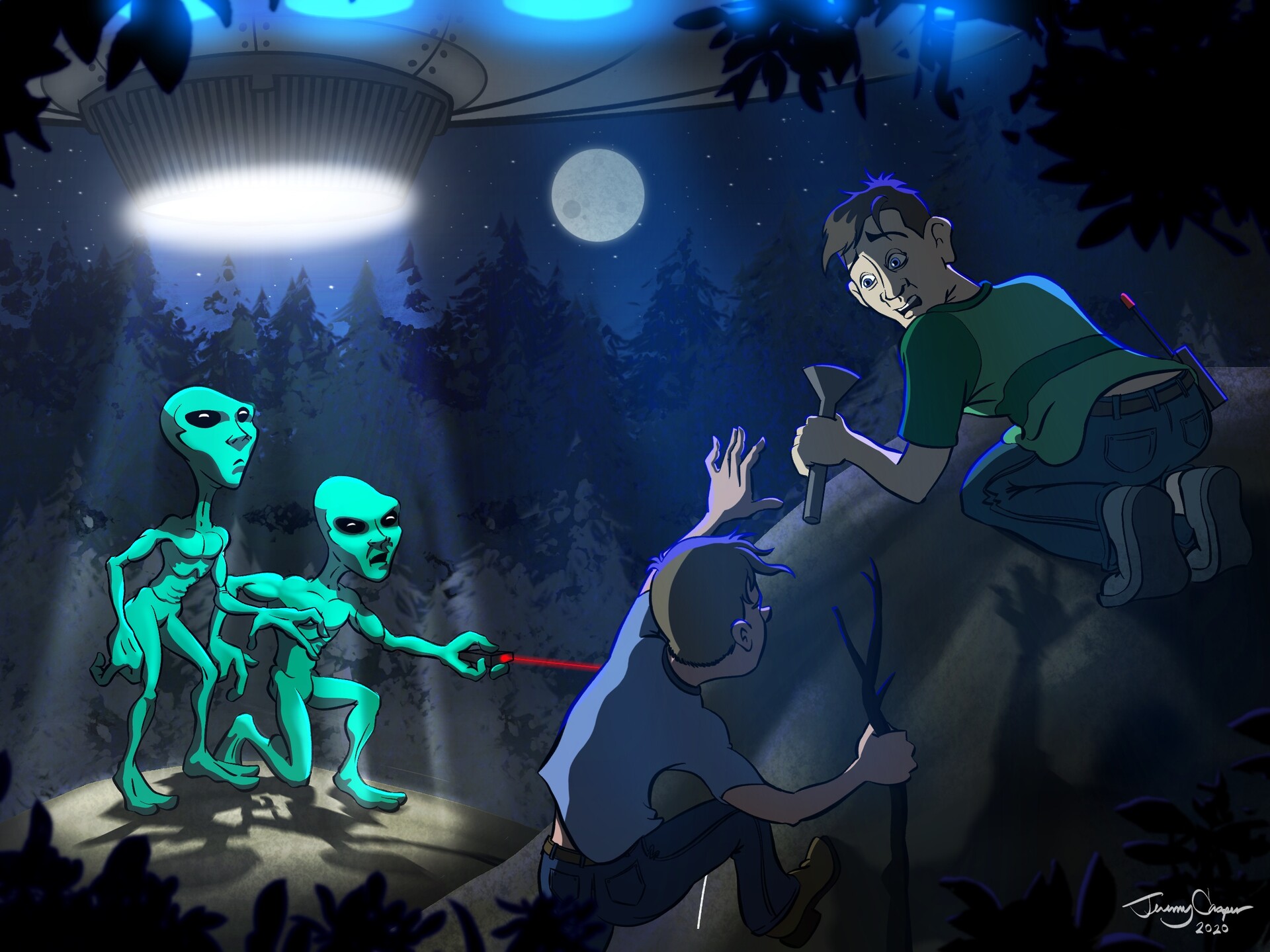 ArtStation - They've Landed!