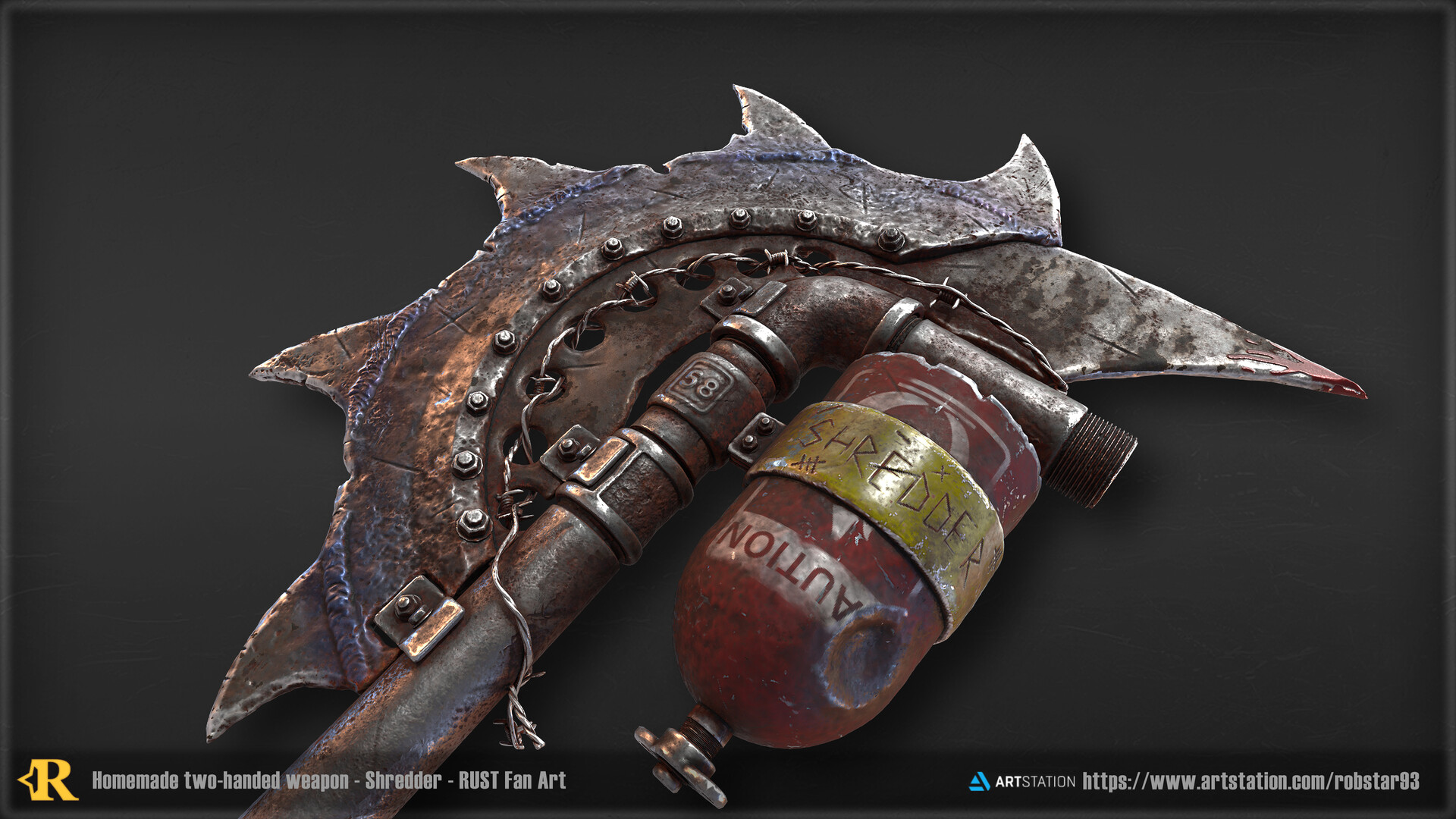 ArtStation - Shredder - Fan Art "RUST"