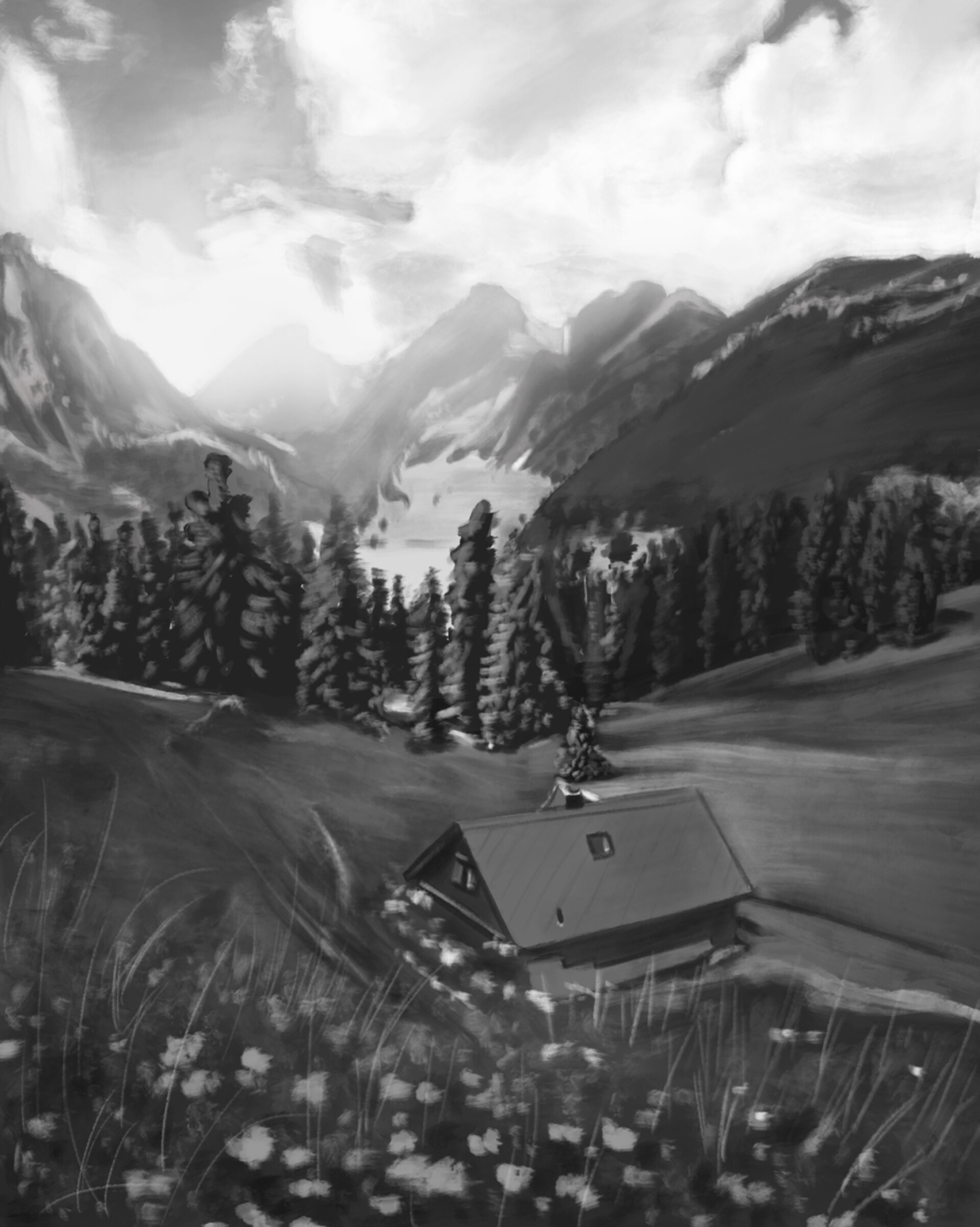 Fade Away Cloud - Quick photo Studies