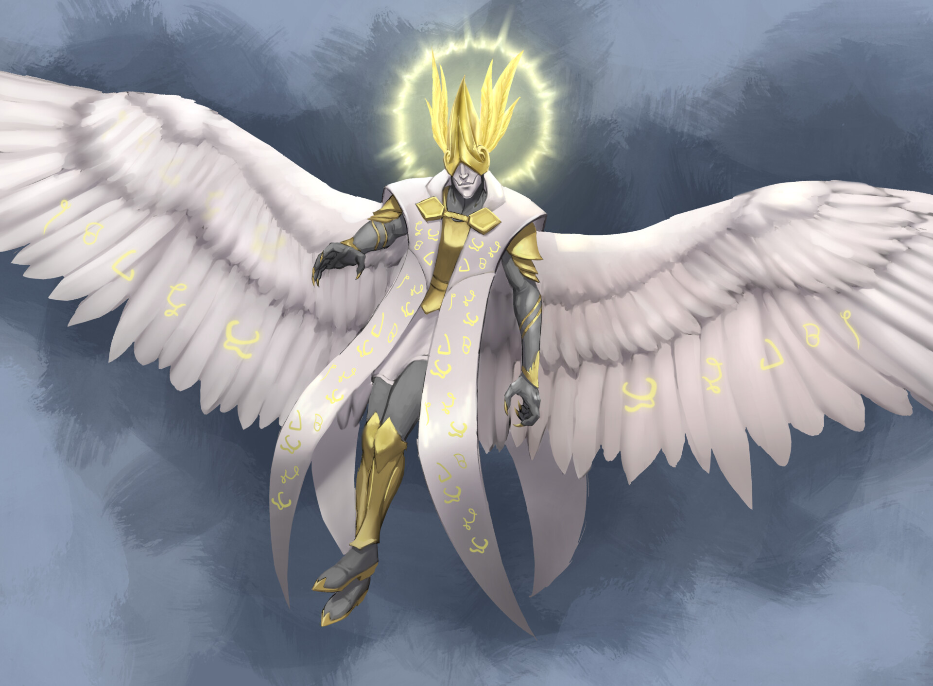 ArtStation - D&D Celestial warlock