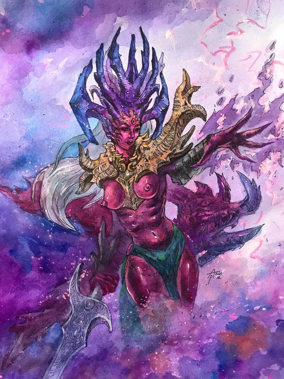 slaanesh artwork