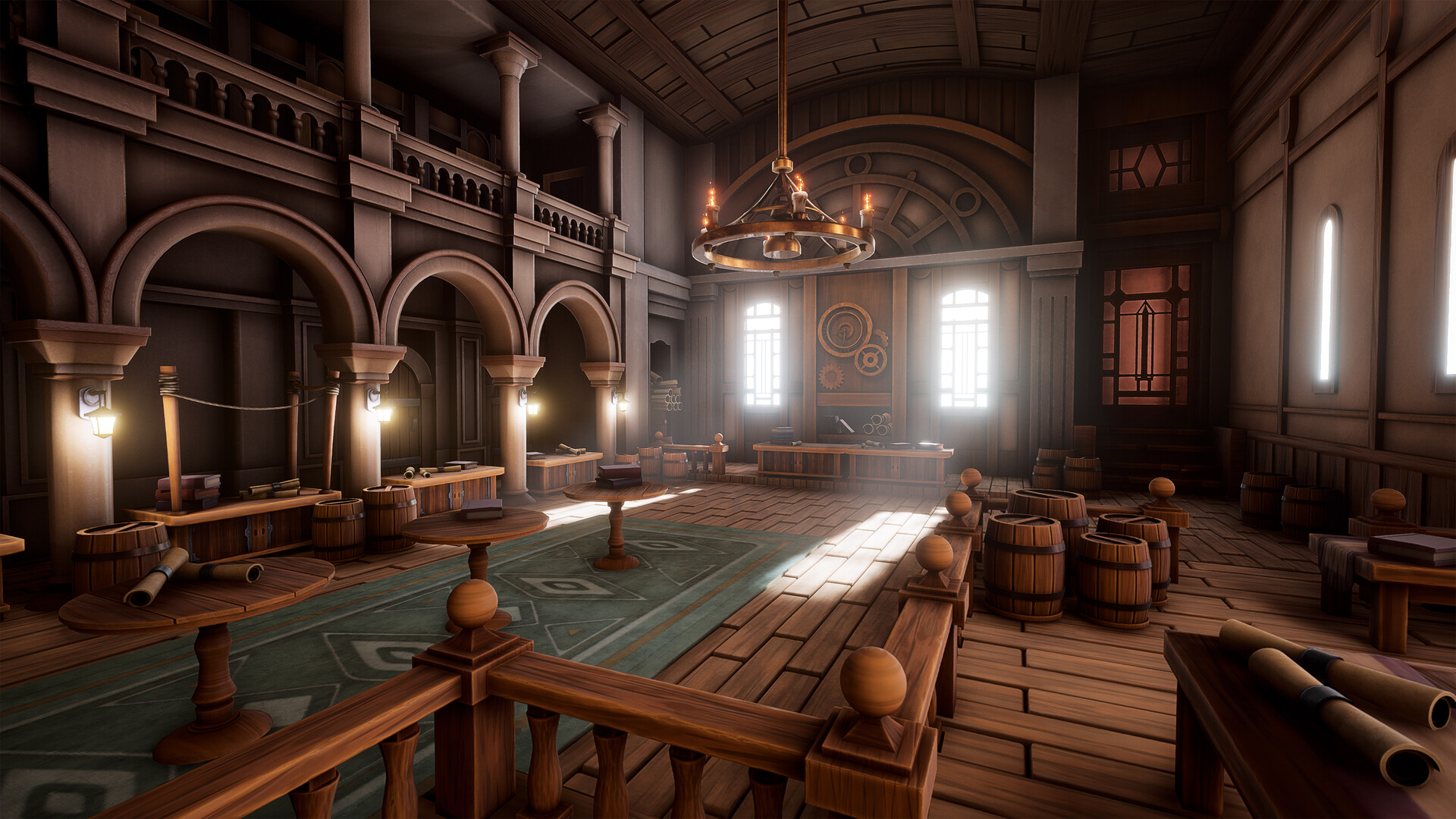 ArtStation - Environment Stylized - Medieval Tabern