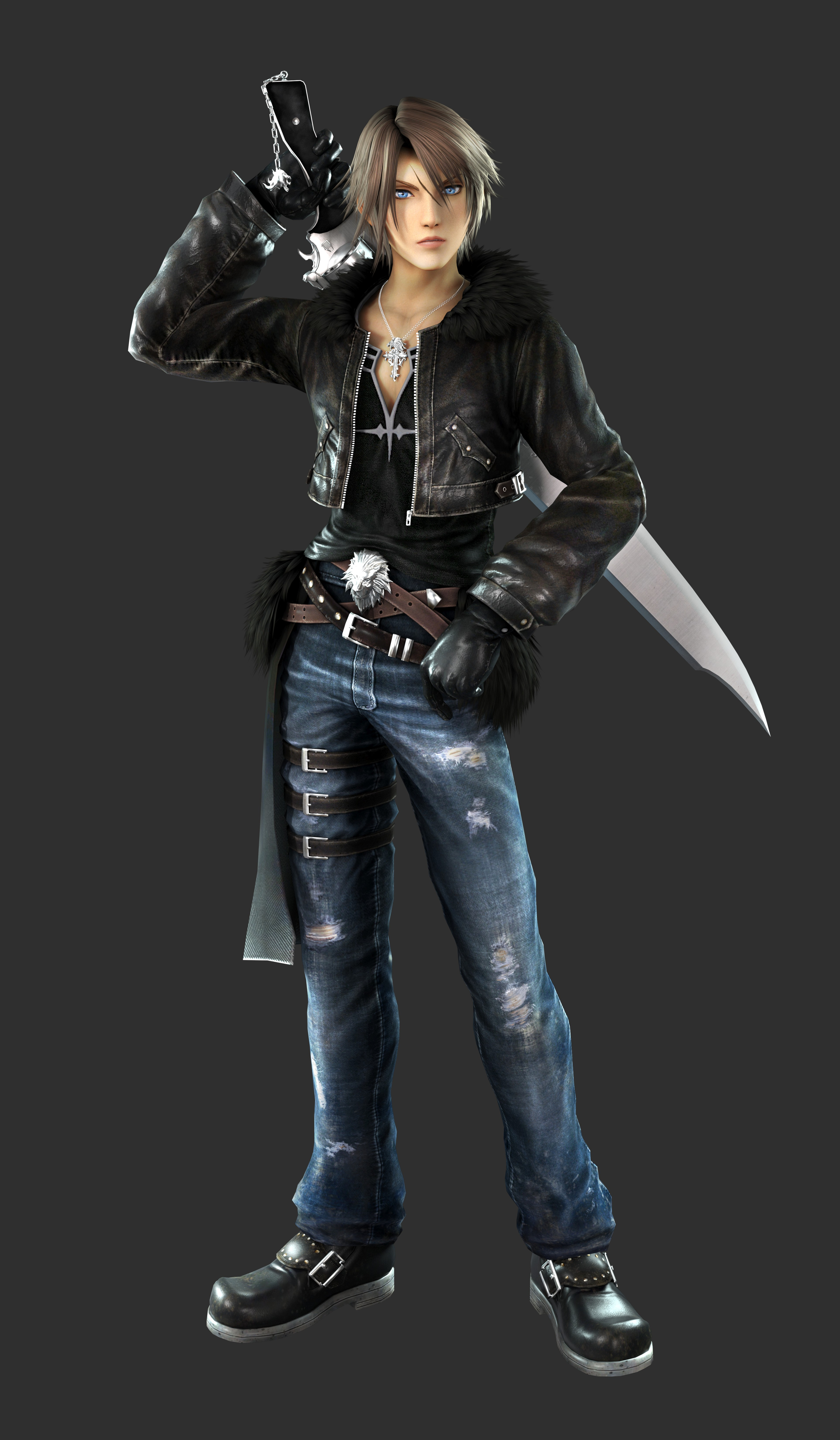 Mike Nickerson's Portfolio - Kingdom Hearts - Squall (Smash Ultimate ...