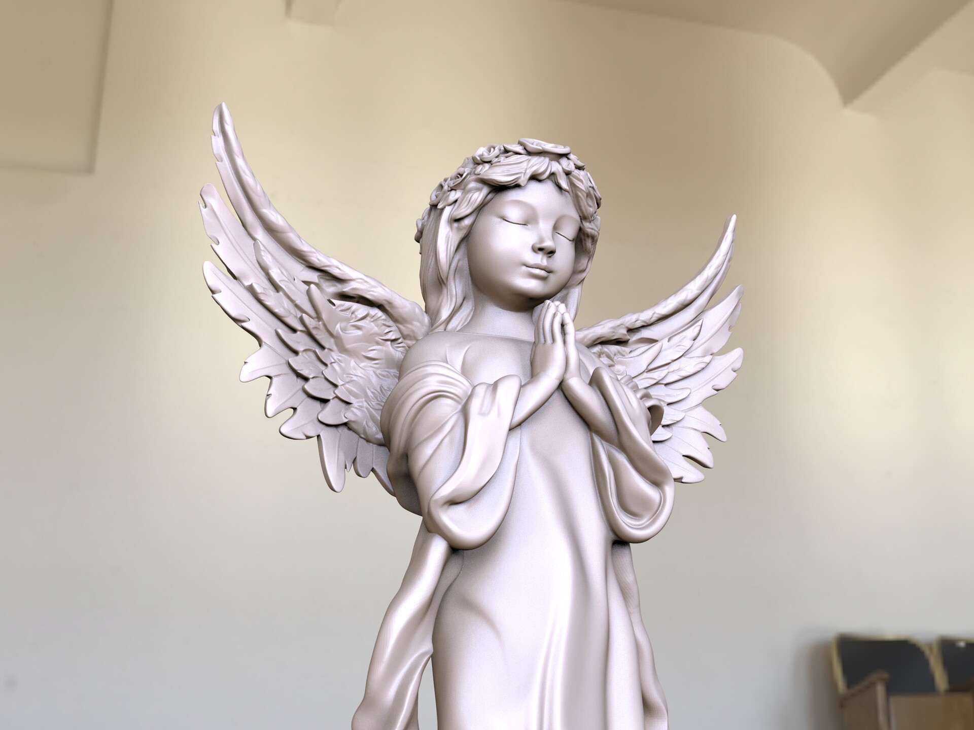 ArtStation - Baby Angel (For 3D Print)