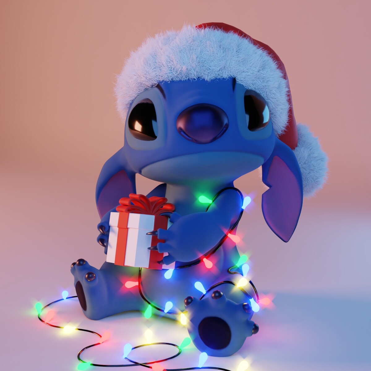ArtStation - Little Christmas Stitch!