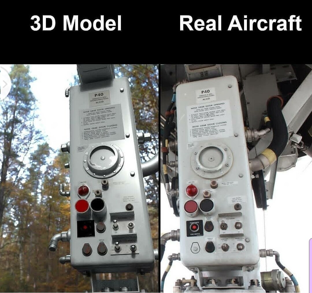 Rubens Maciel - Boeing 777 - Nose Landing Gear