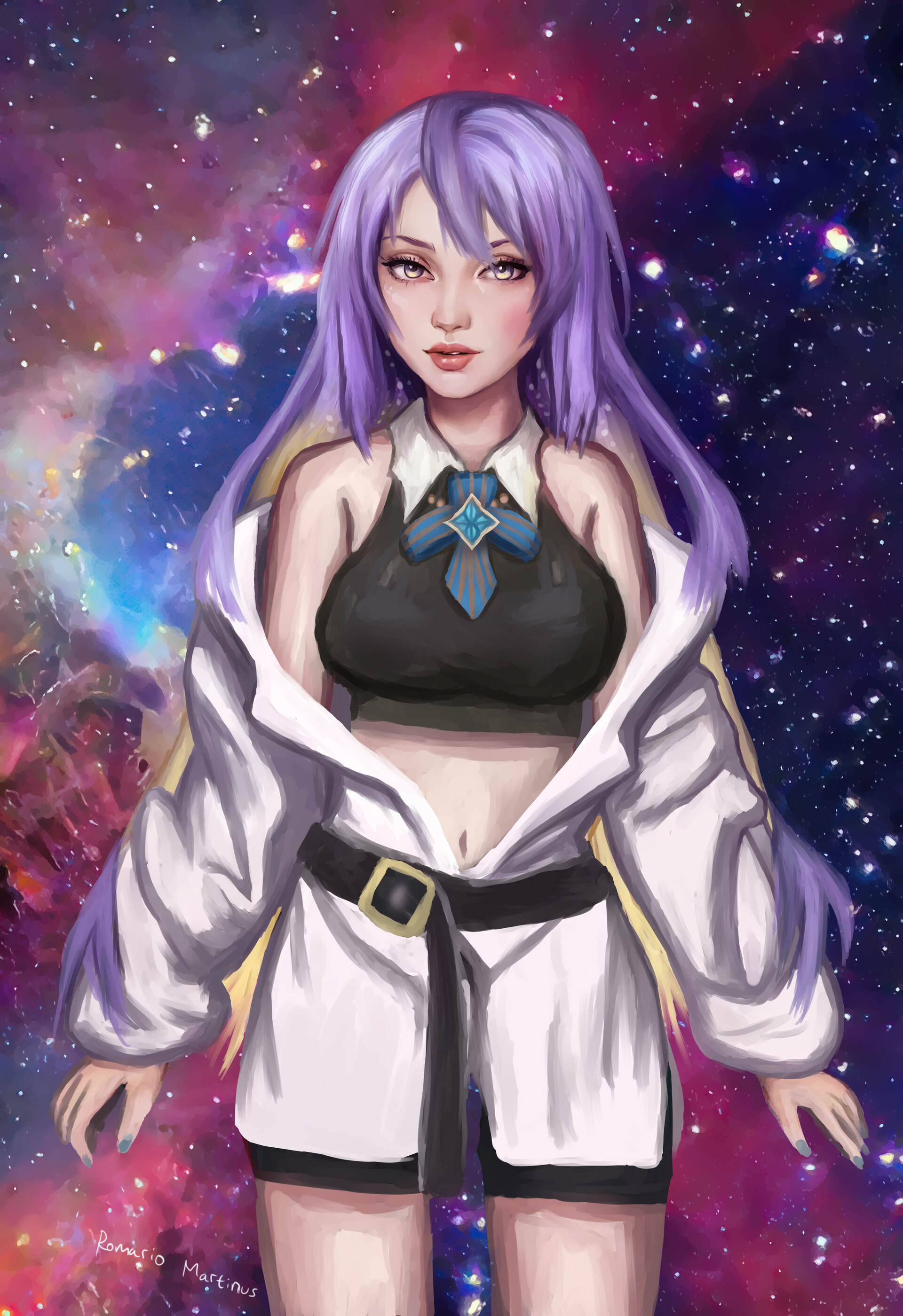 ArtStation - Moona Hoshinova Hololive Fan Art