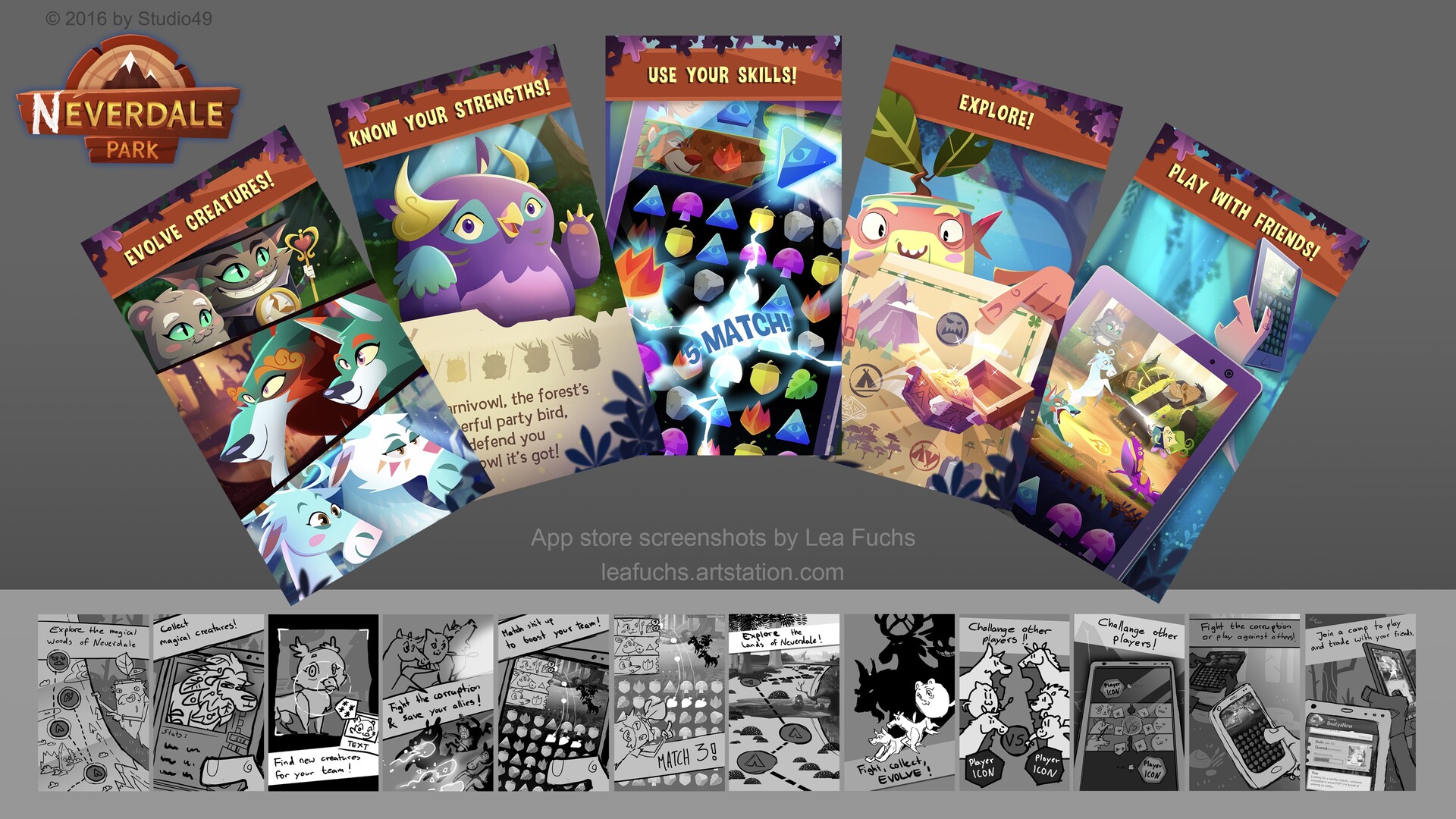 Lea Fuchs - Neverdale Park - Marketing GFX