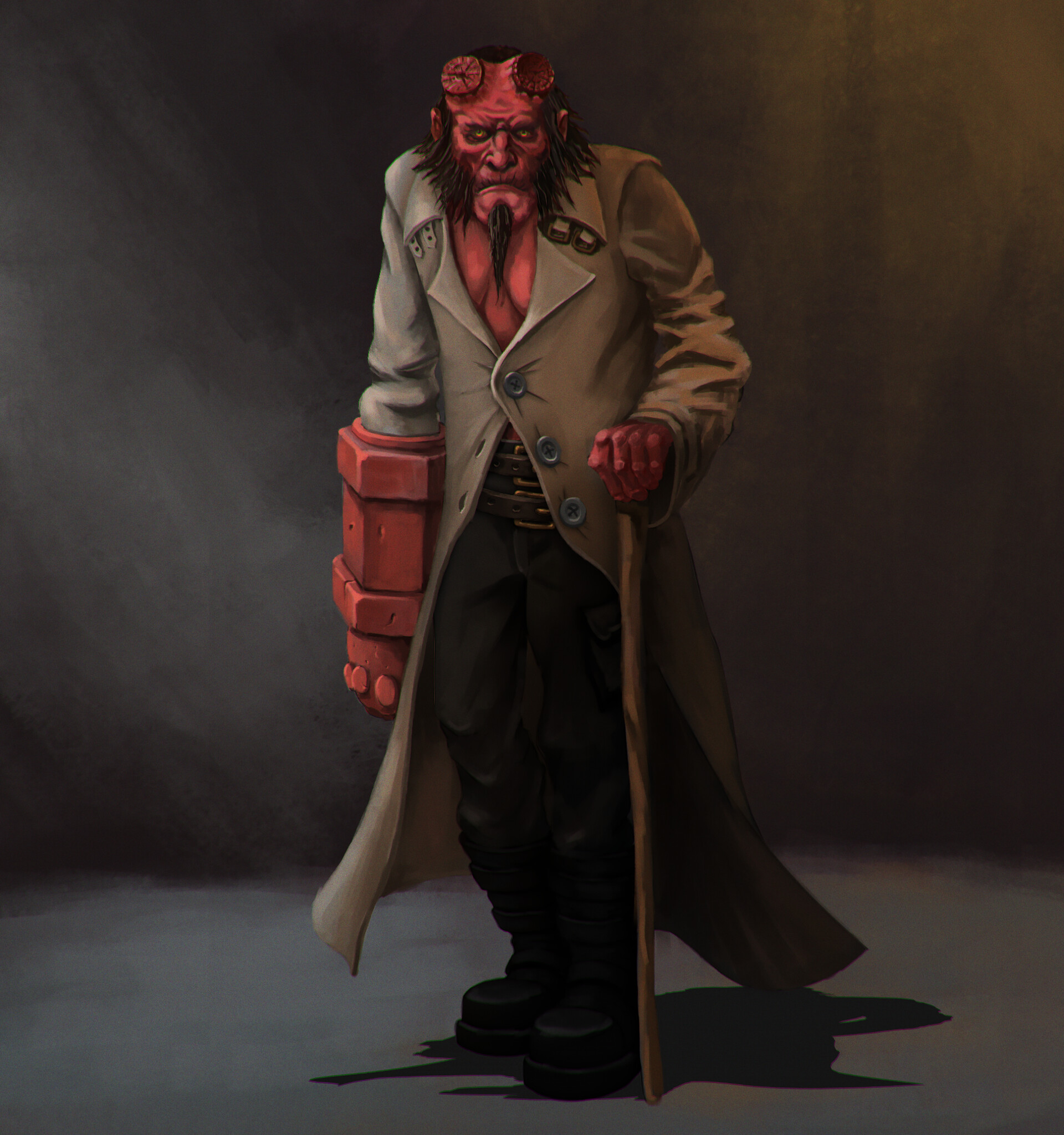 ArtStation - Old Hellboy