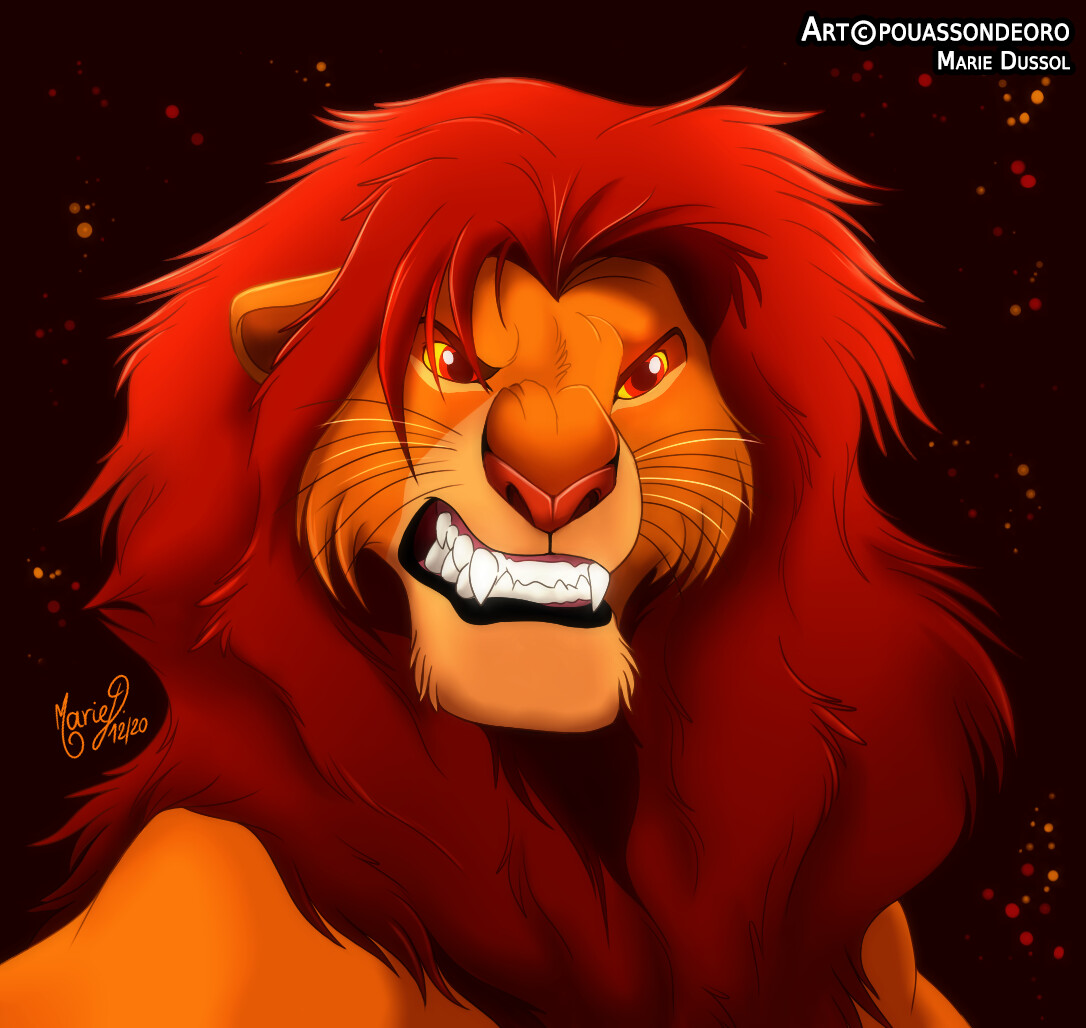 ArtStation - Fierce Simba