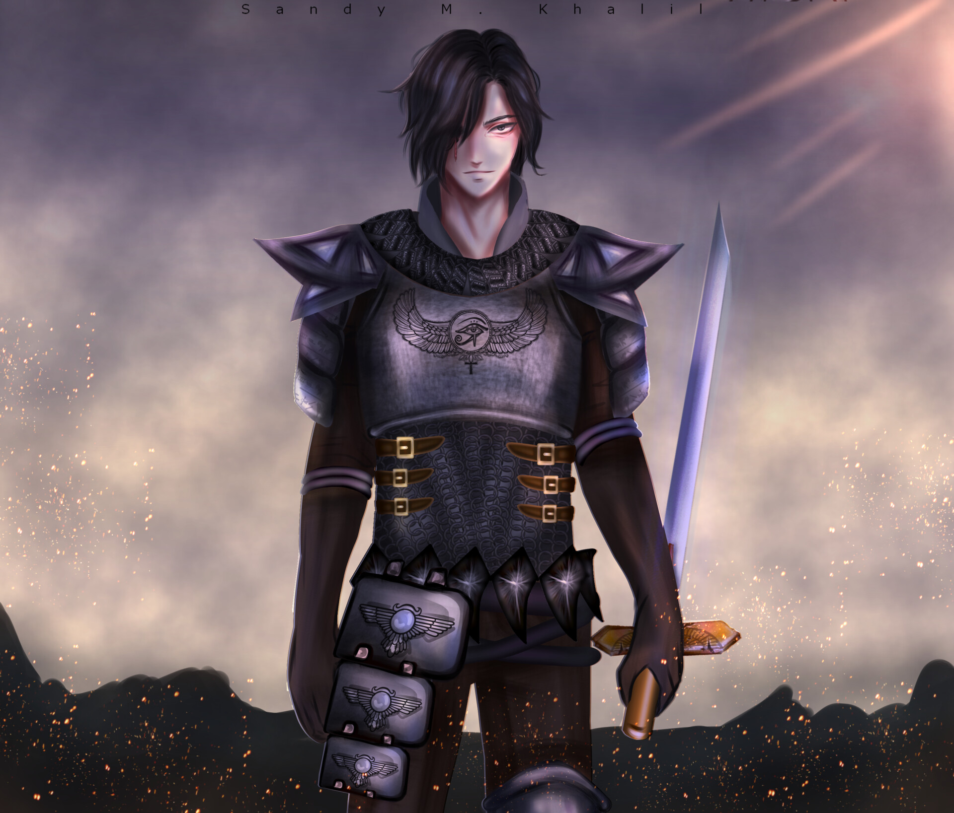 ArtStation - fantasy warrior