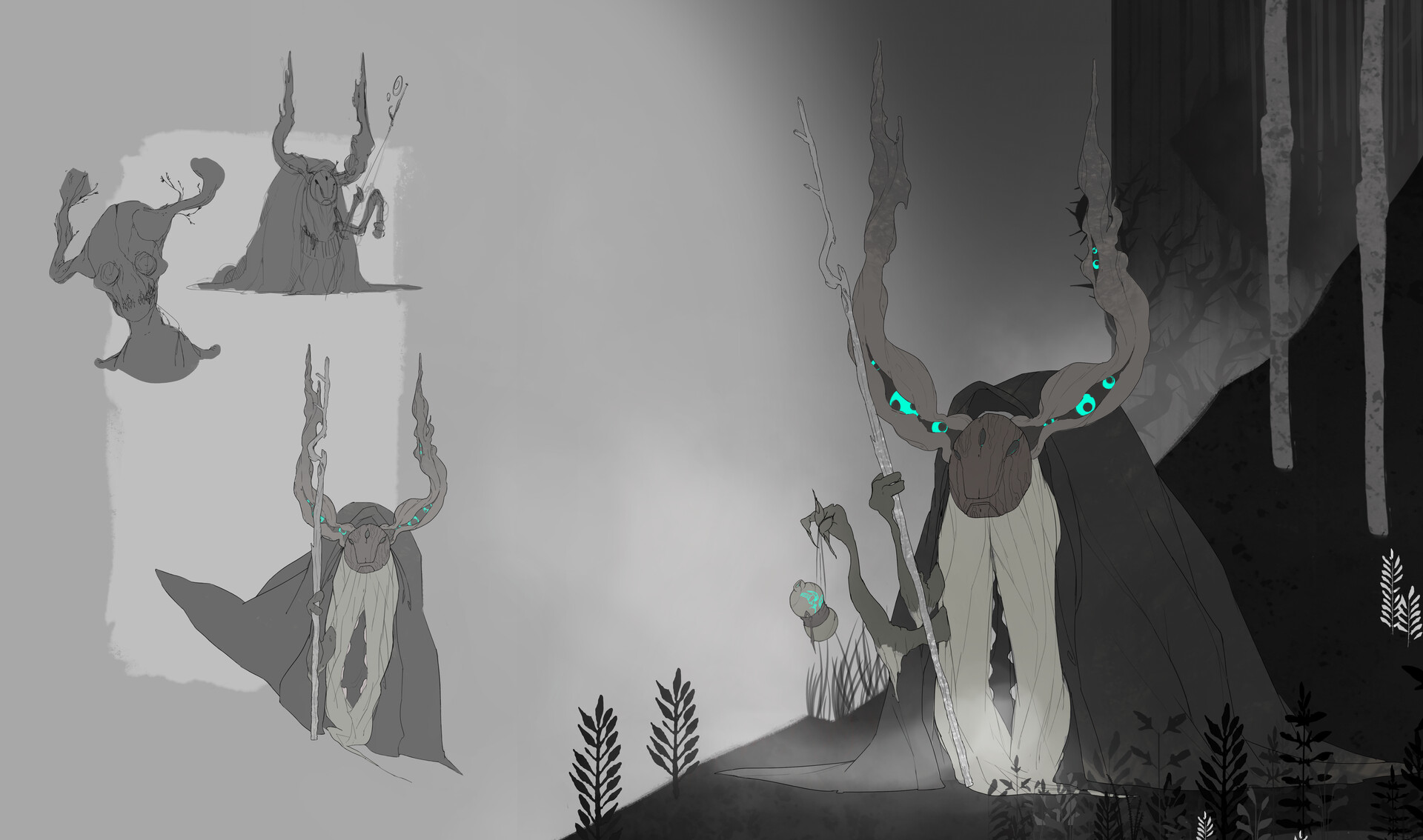 ArtStation - The Erlking: Creature Concept