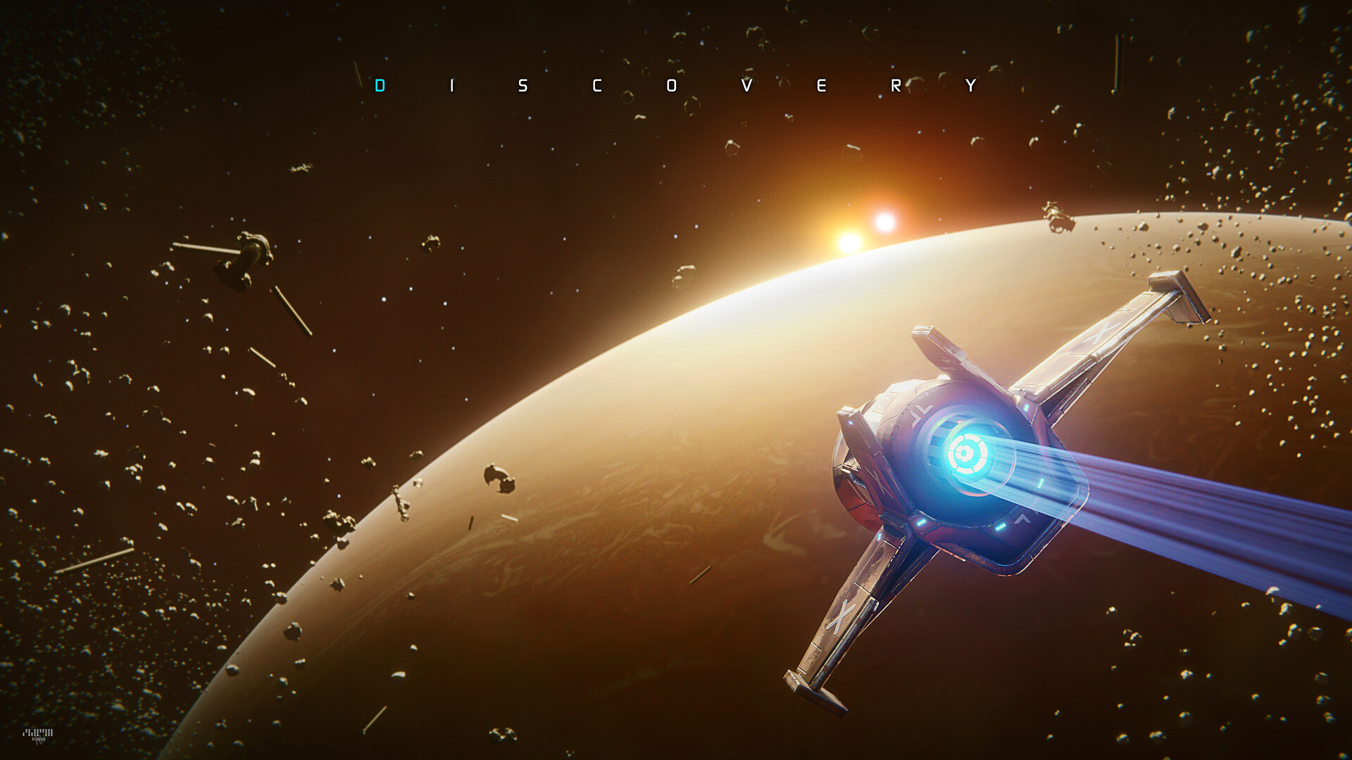 ArtStation - Discovery - Stylized Space Vessel