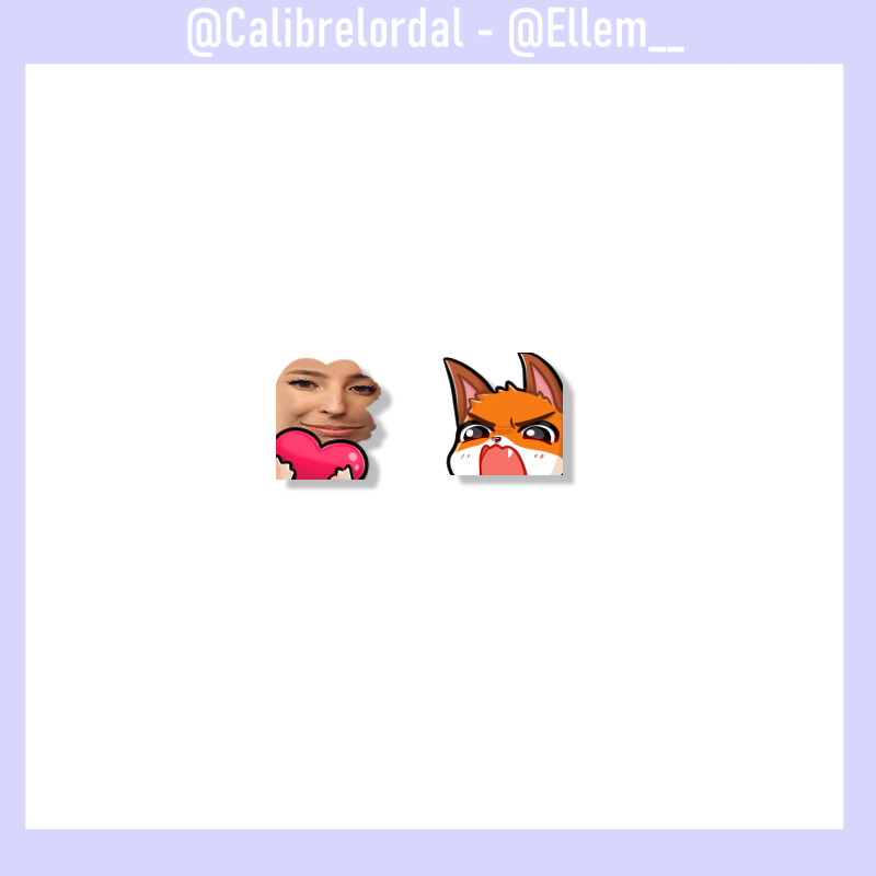 ArtStation - Twitch emotes commission for Larxa