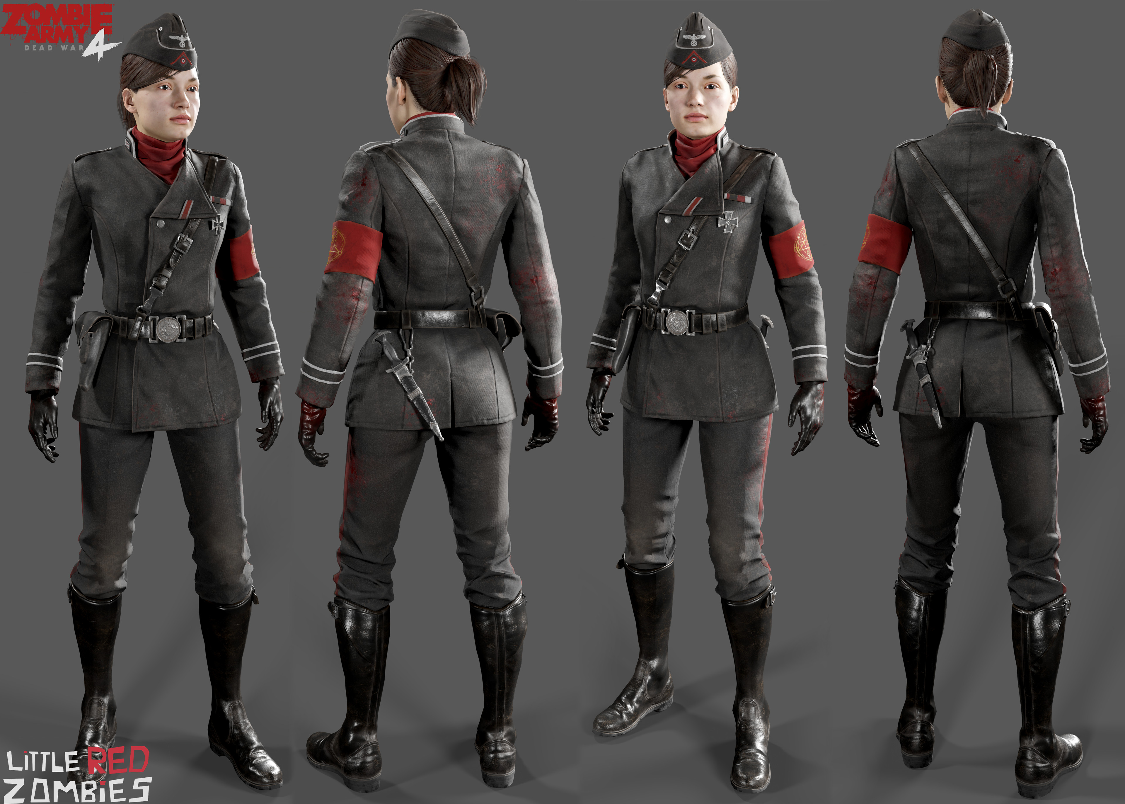 LITTLE RED ZOMBIES - Marie Nazi Skin - Zombie Army 4