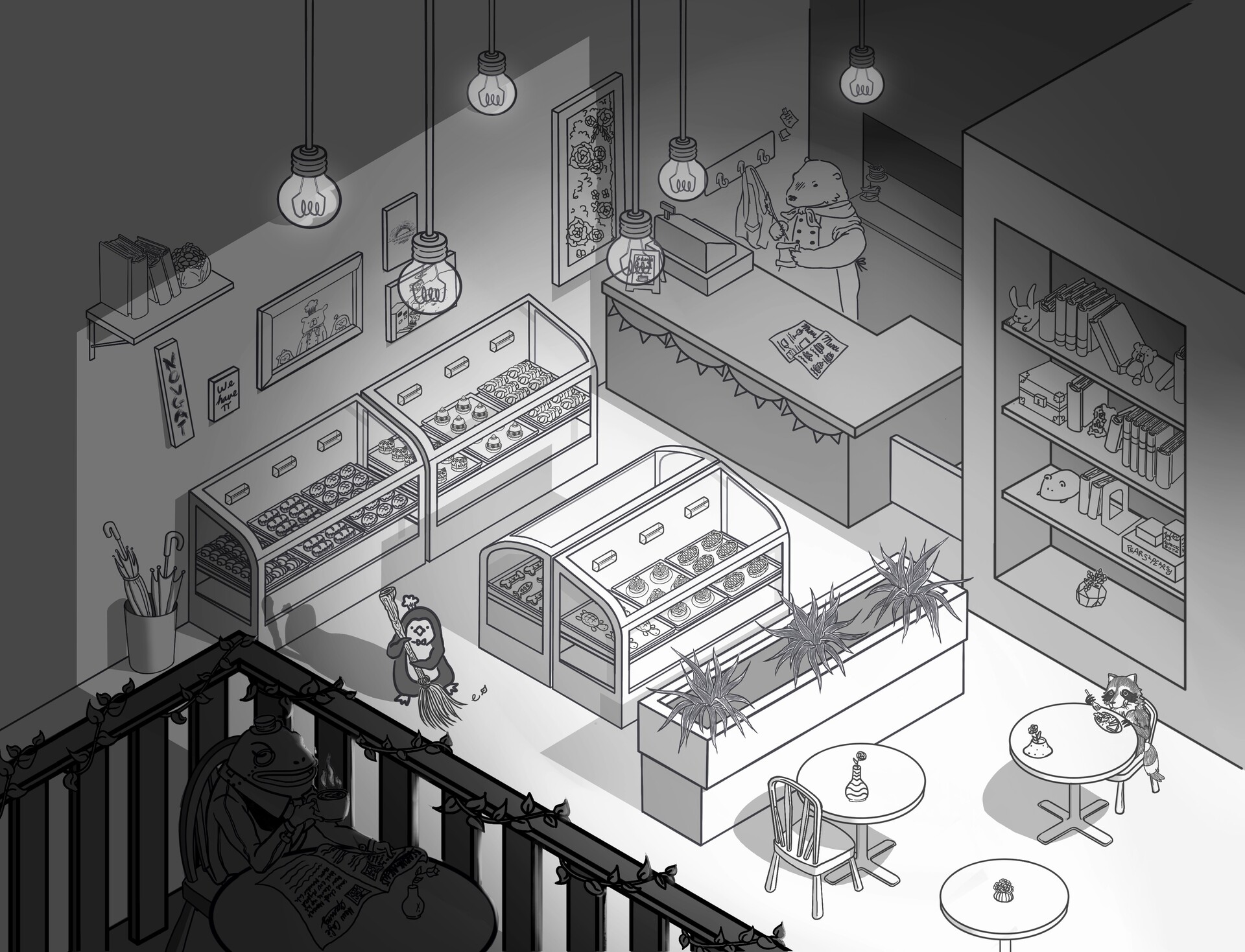 ArtStation - Animal Cafe!