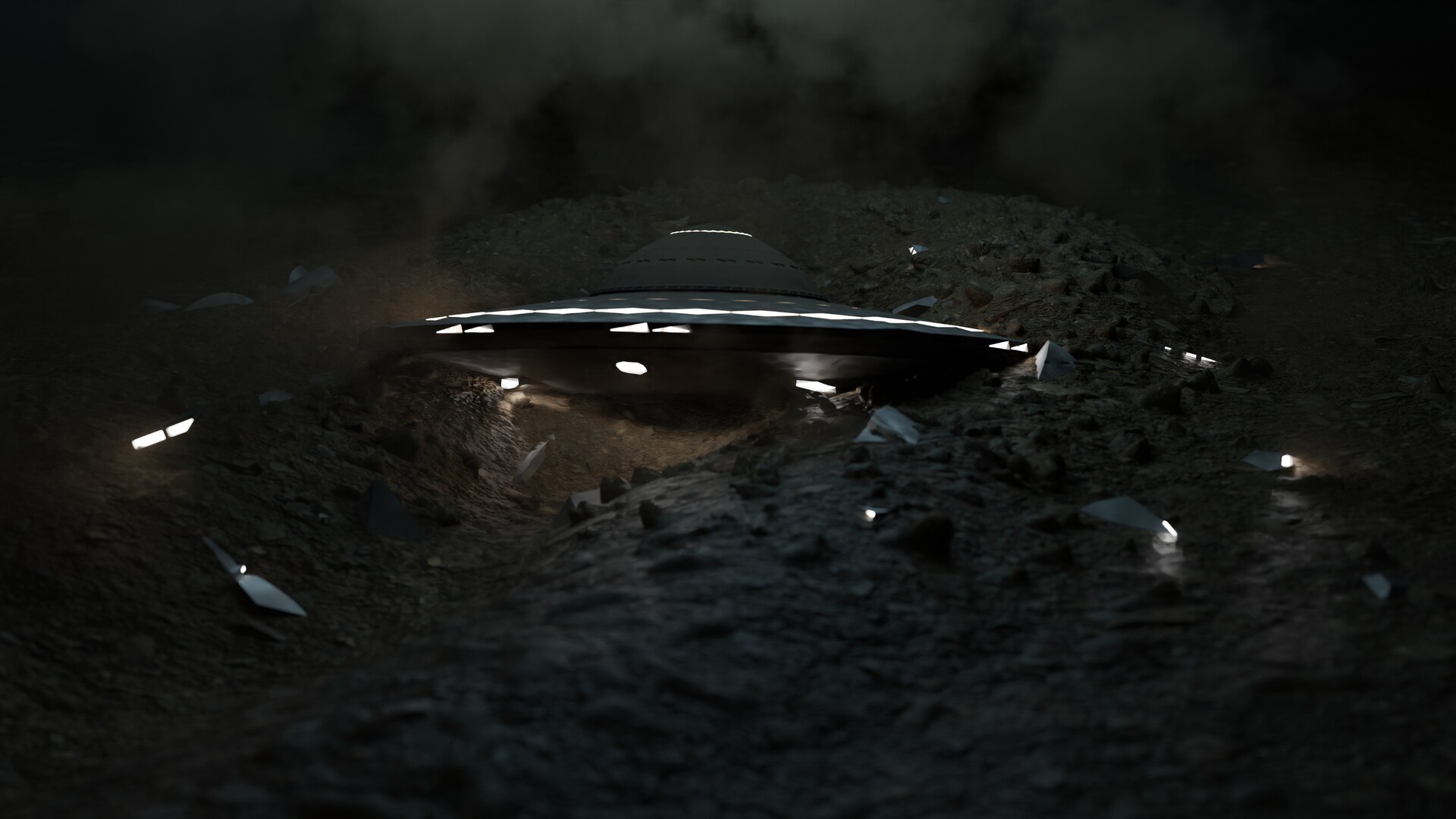 ArtStation - UFO Crash