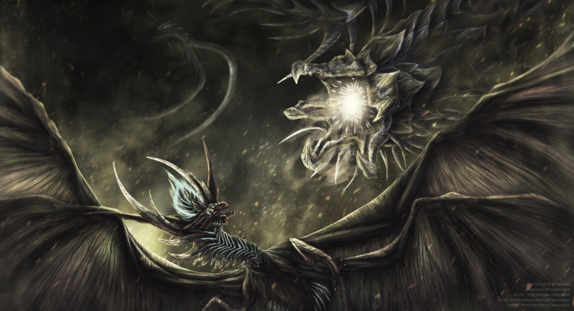 ArtStation - The Dragon and the Worm